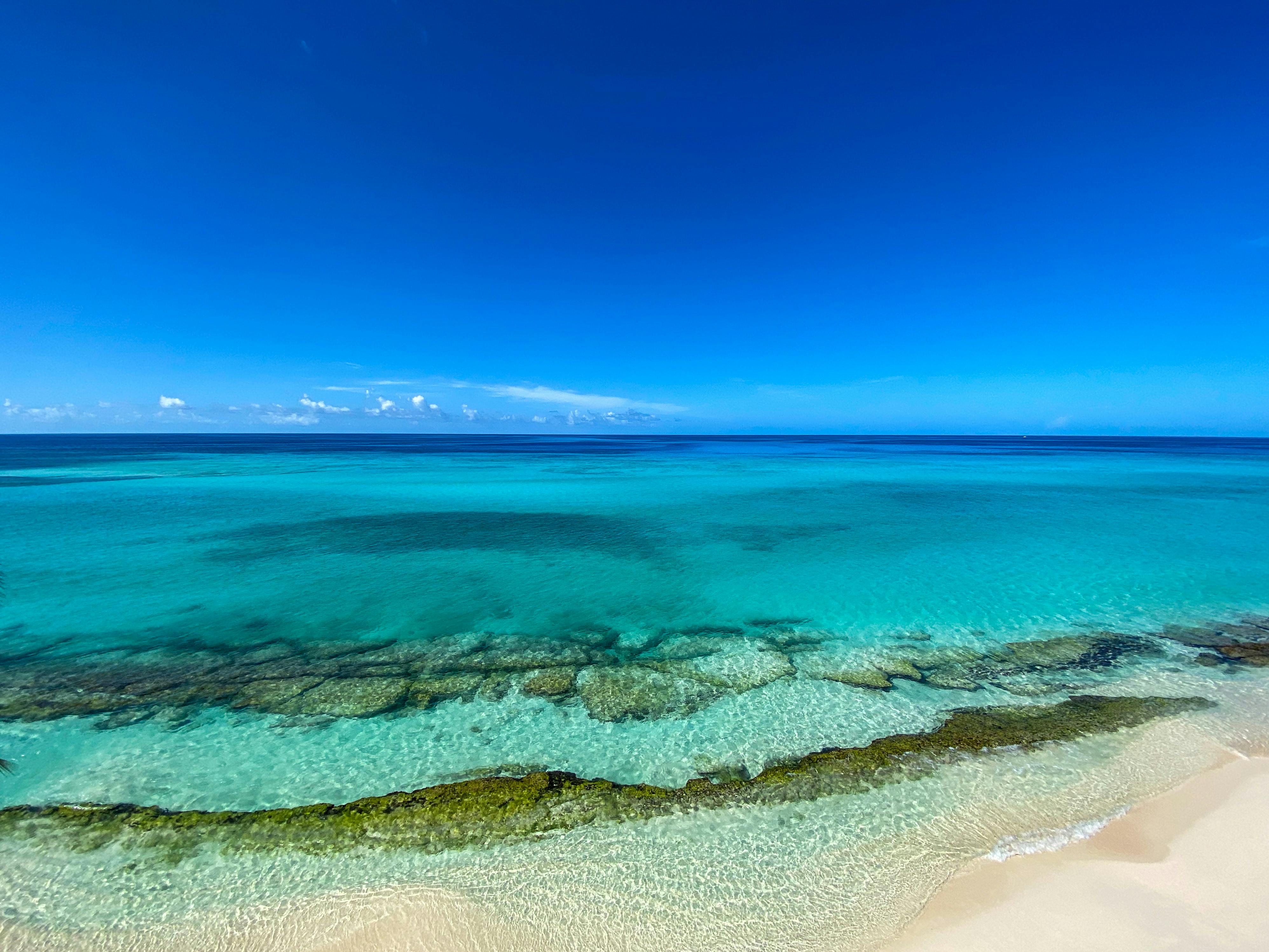 Aerial View of the Beach Bay · Free Stock Photo