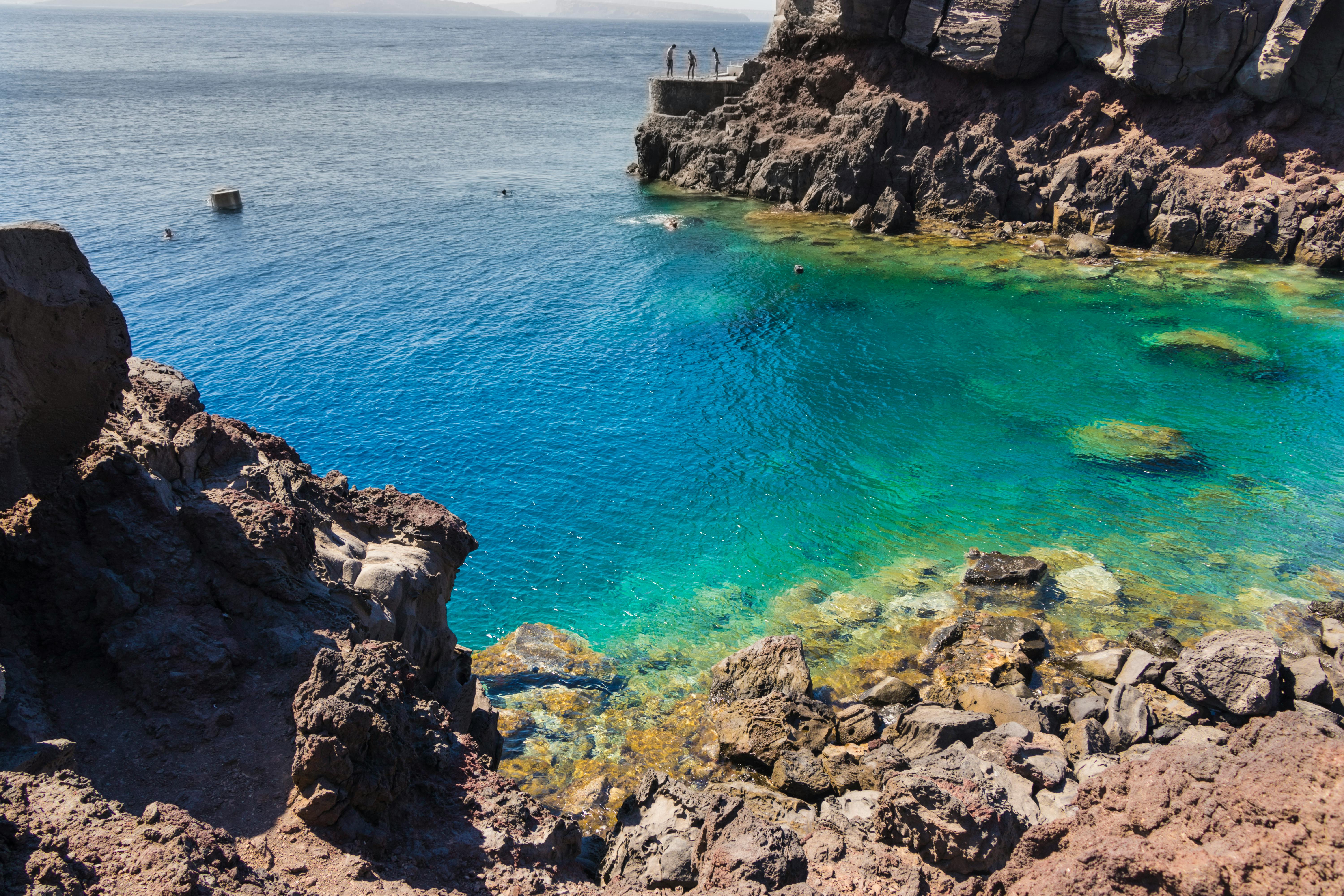 Free stock photo of blue, caldera, clear water