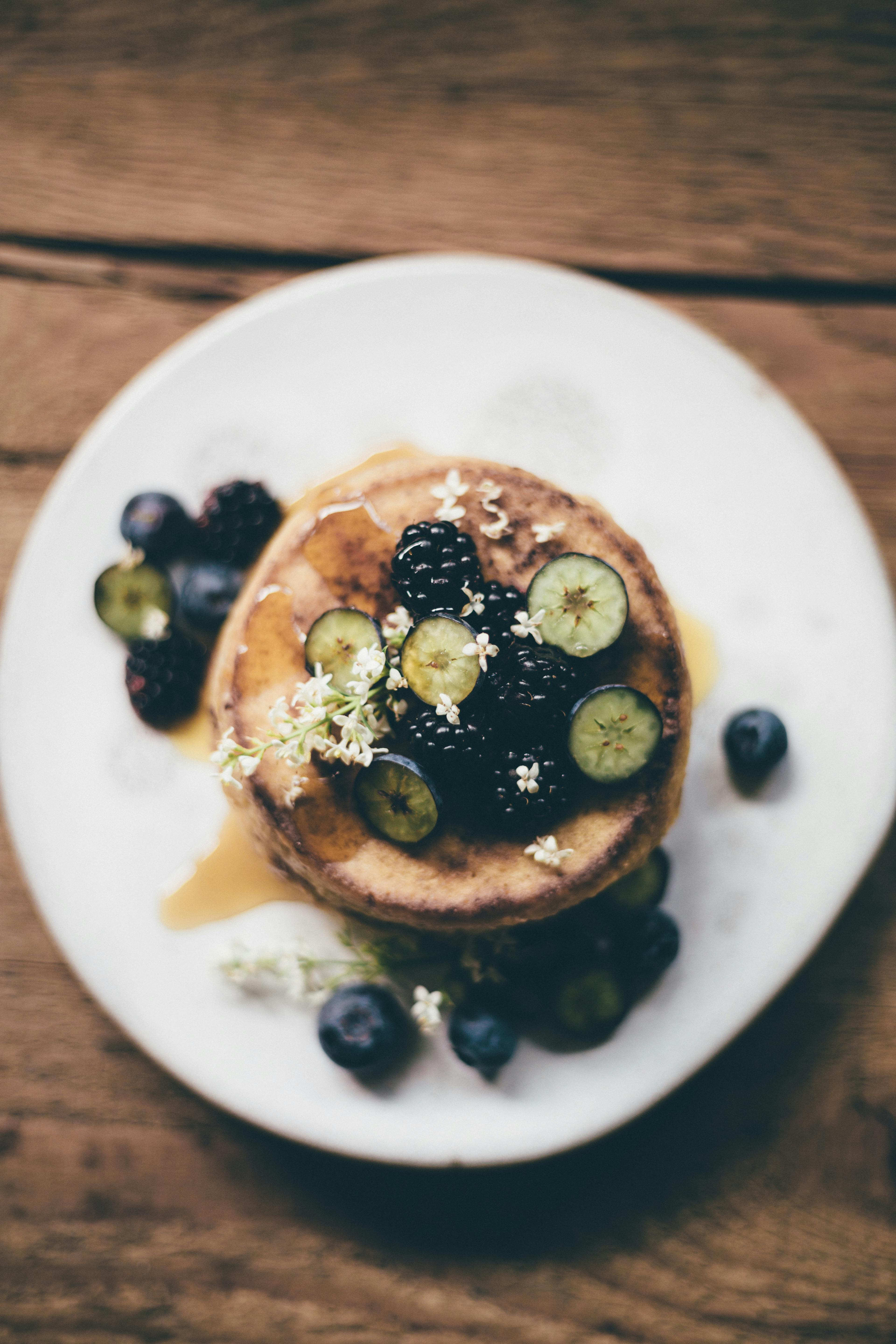 Pancakes with Berries · Free Stock Photo