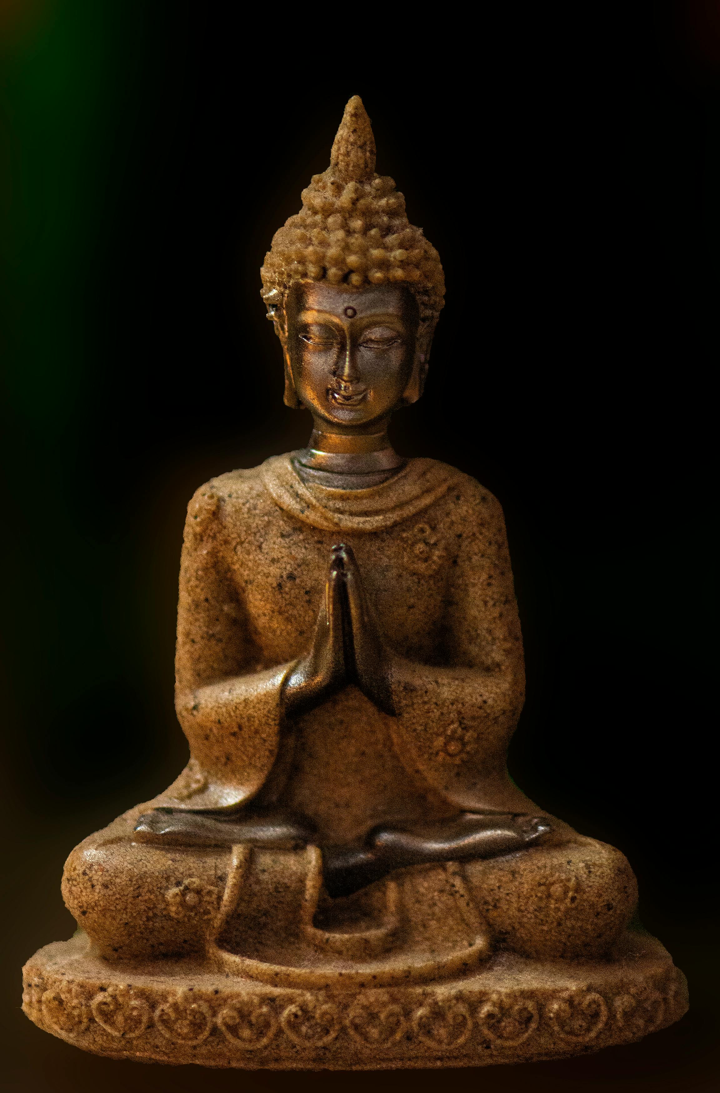 Stone Sitting Buddha Statue · Free Stock Photo