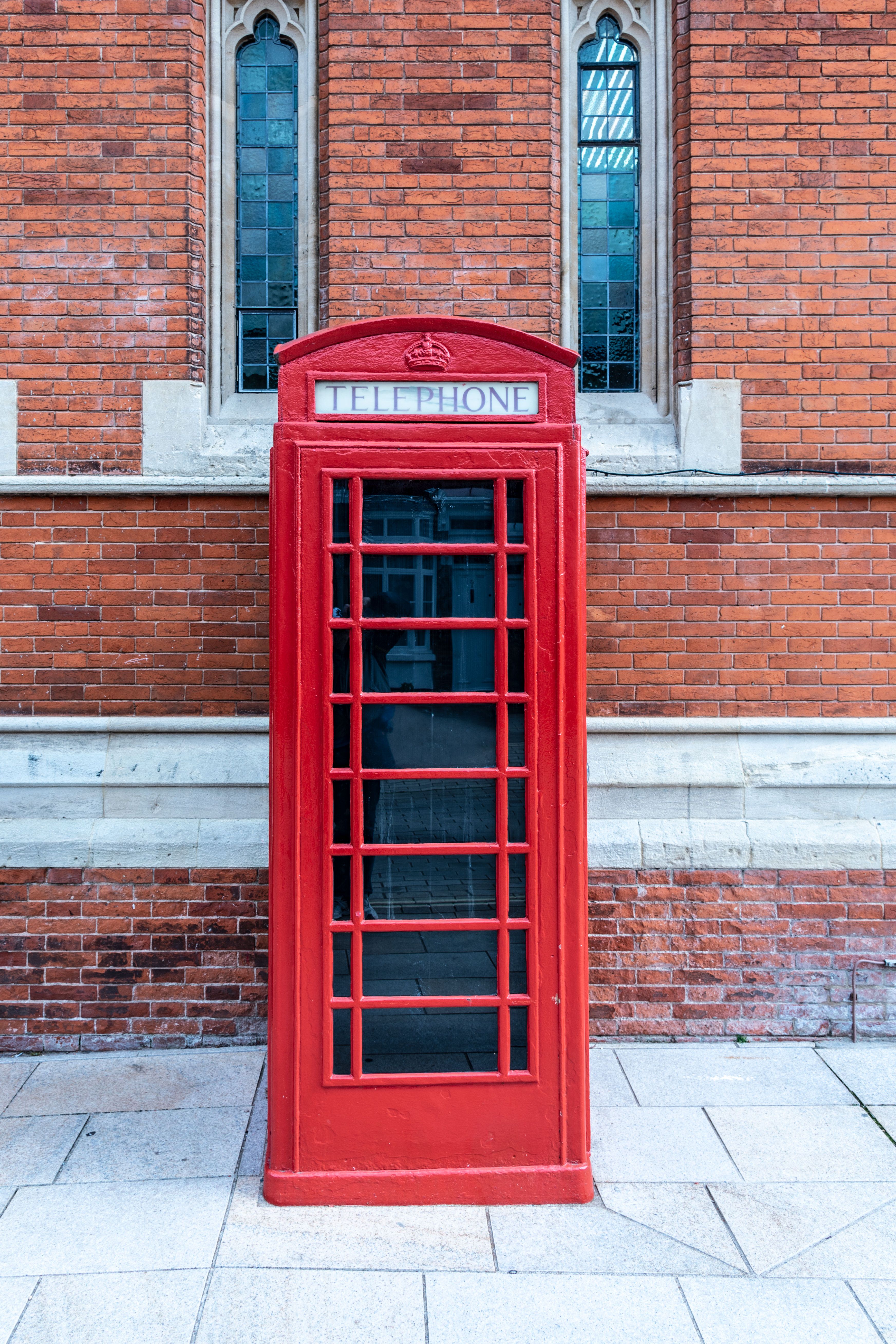 Photo of a Red Telephone Booth · Free Stock Photo