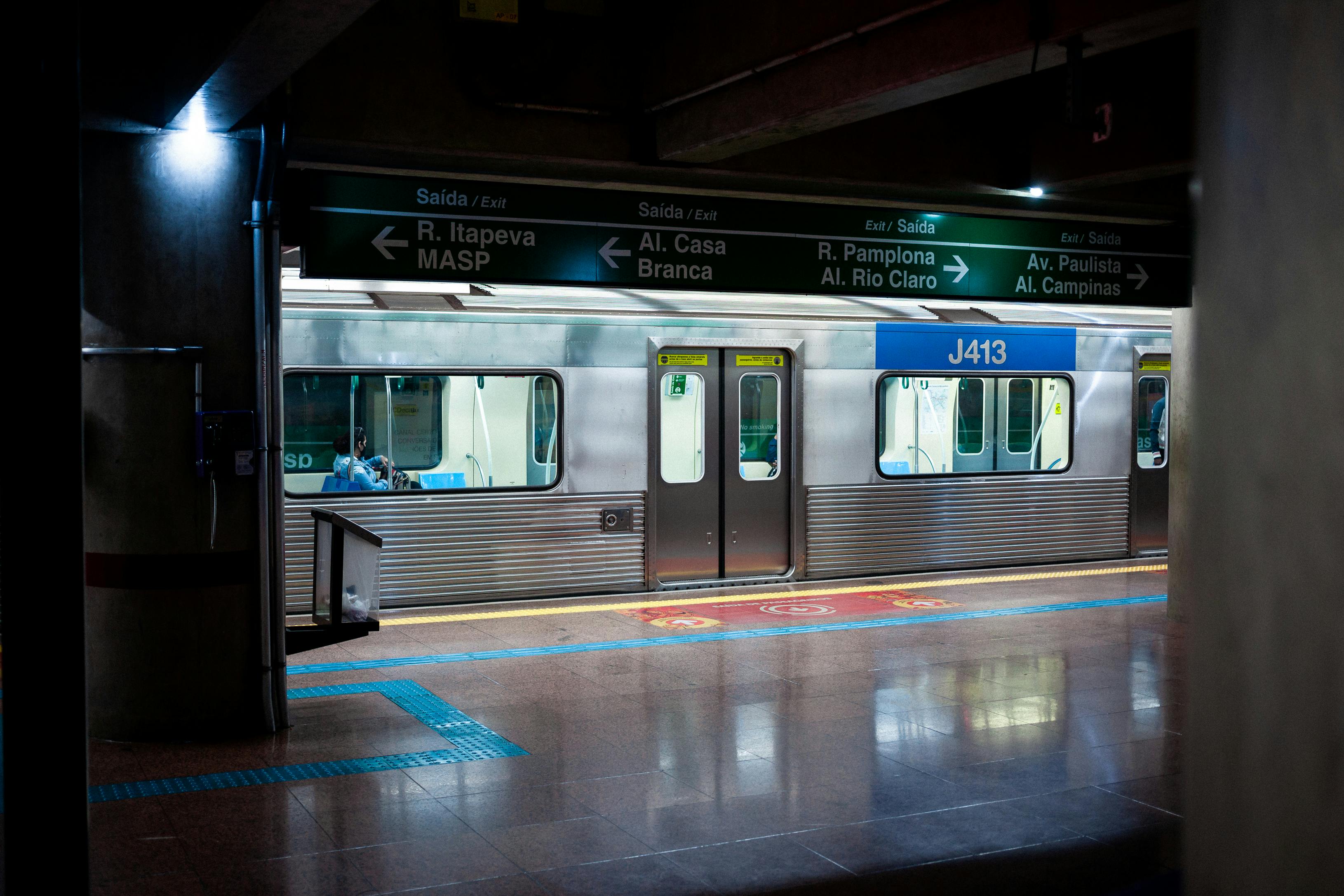 Photo of Train at Subway Station · Free Stock Photo