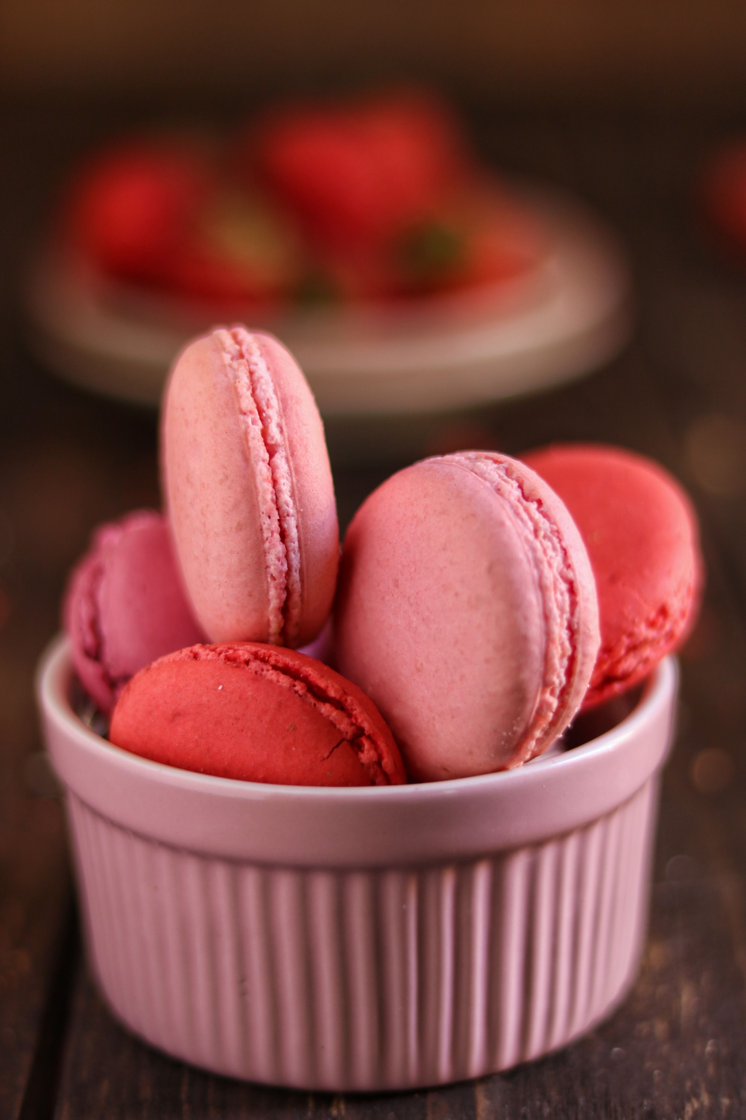 Purple Macarons on Purple Floral Saucer · Free Stock Photo