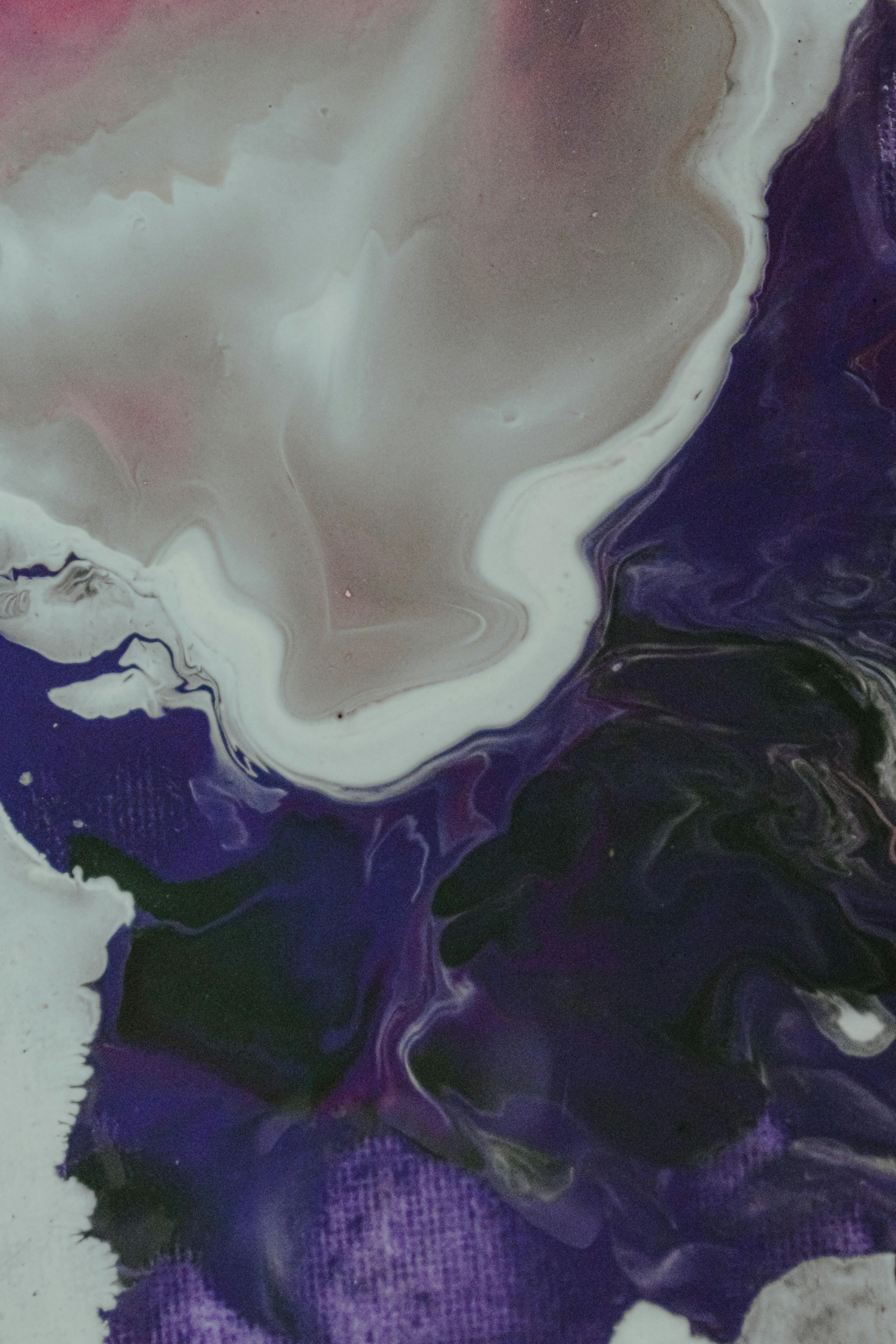 Abstract backdrop of acrylic painting with contrasting spots · Free ...