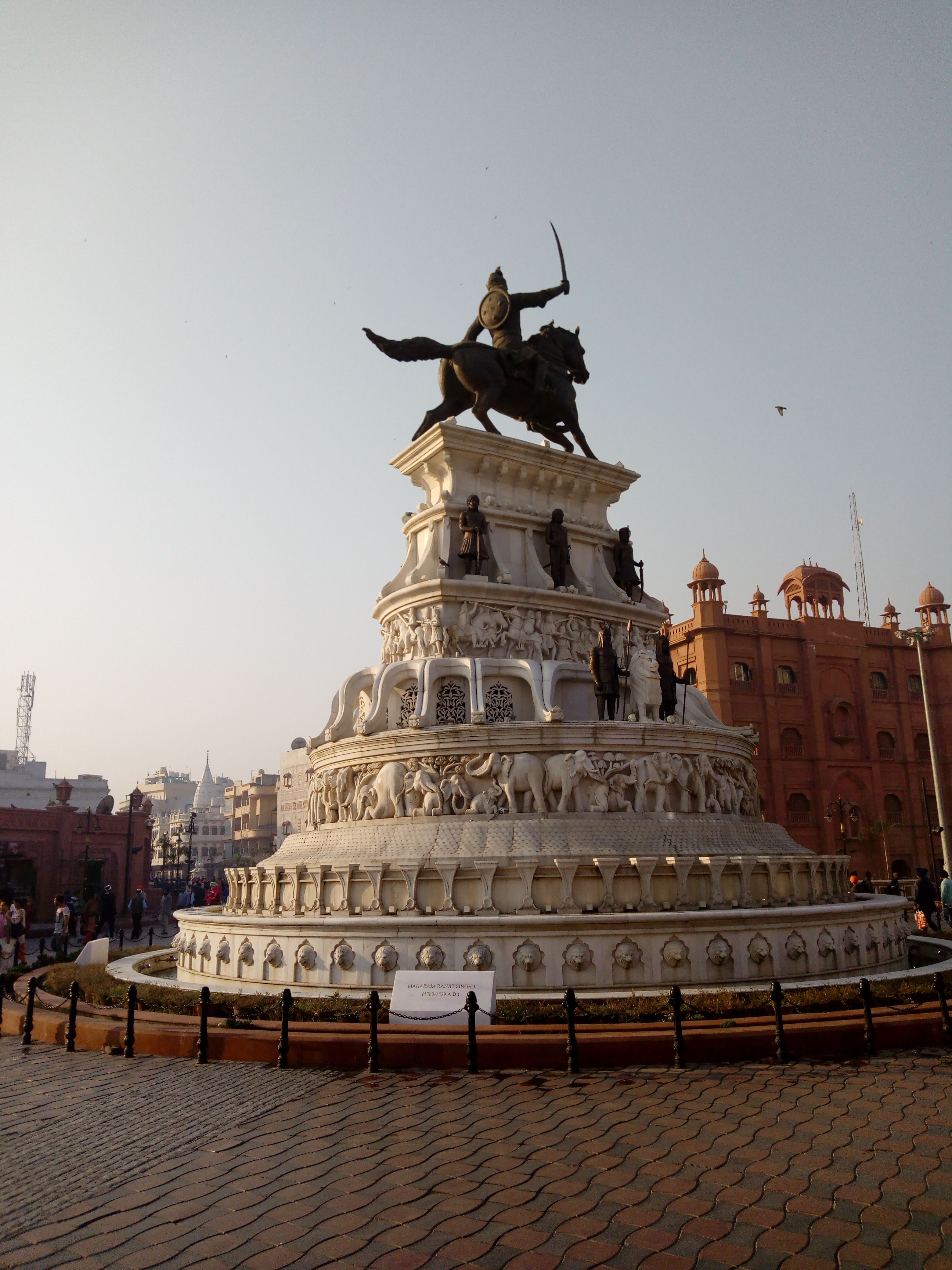 Aerial View of the Golden Temple, Amritsar, Punjab, India · Free Stock ...