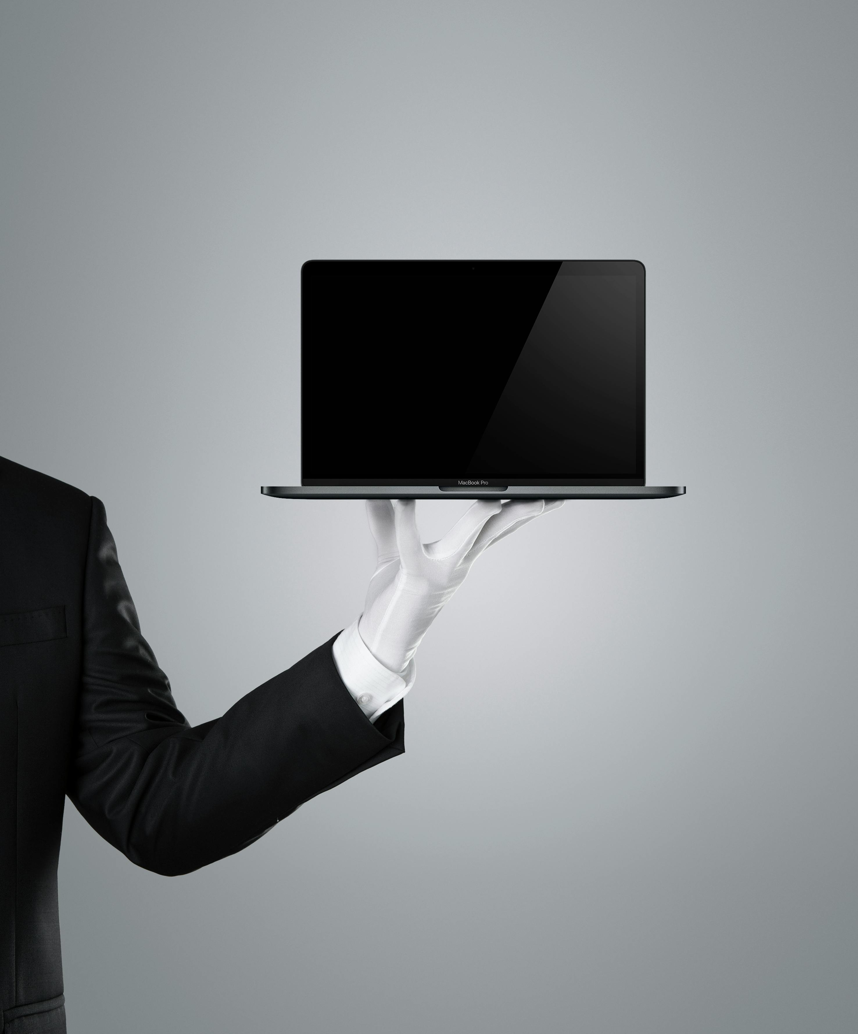 Person holding Laptop · Free Stock Photo