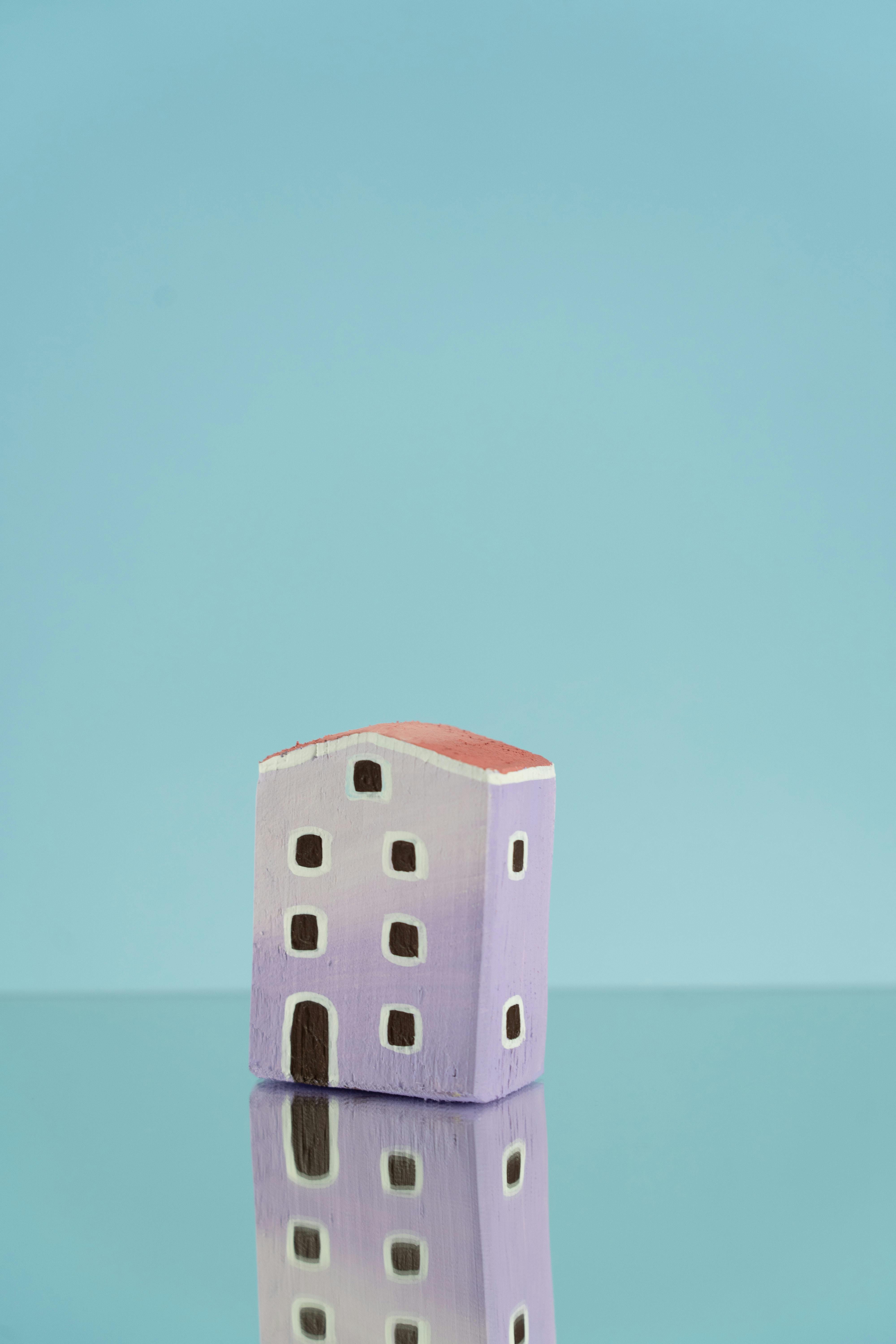 Miniature House Carved from Styro · Free Stock Photo