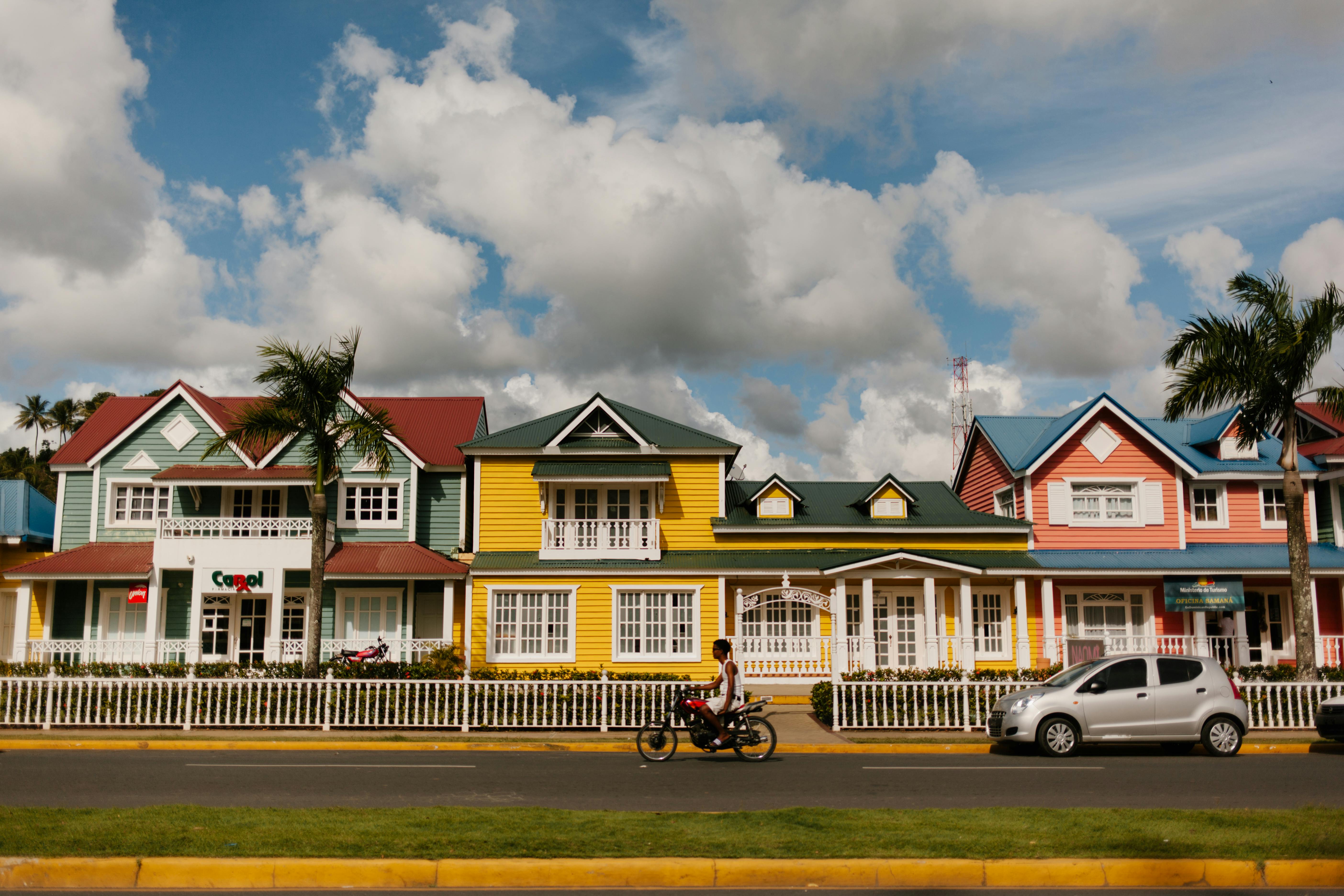 A Photo of Colorful Wooden Houses · Free Stock Photo