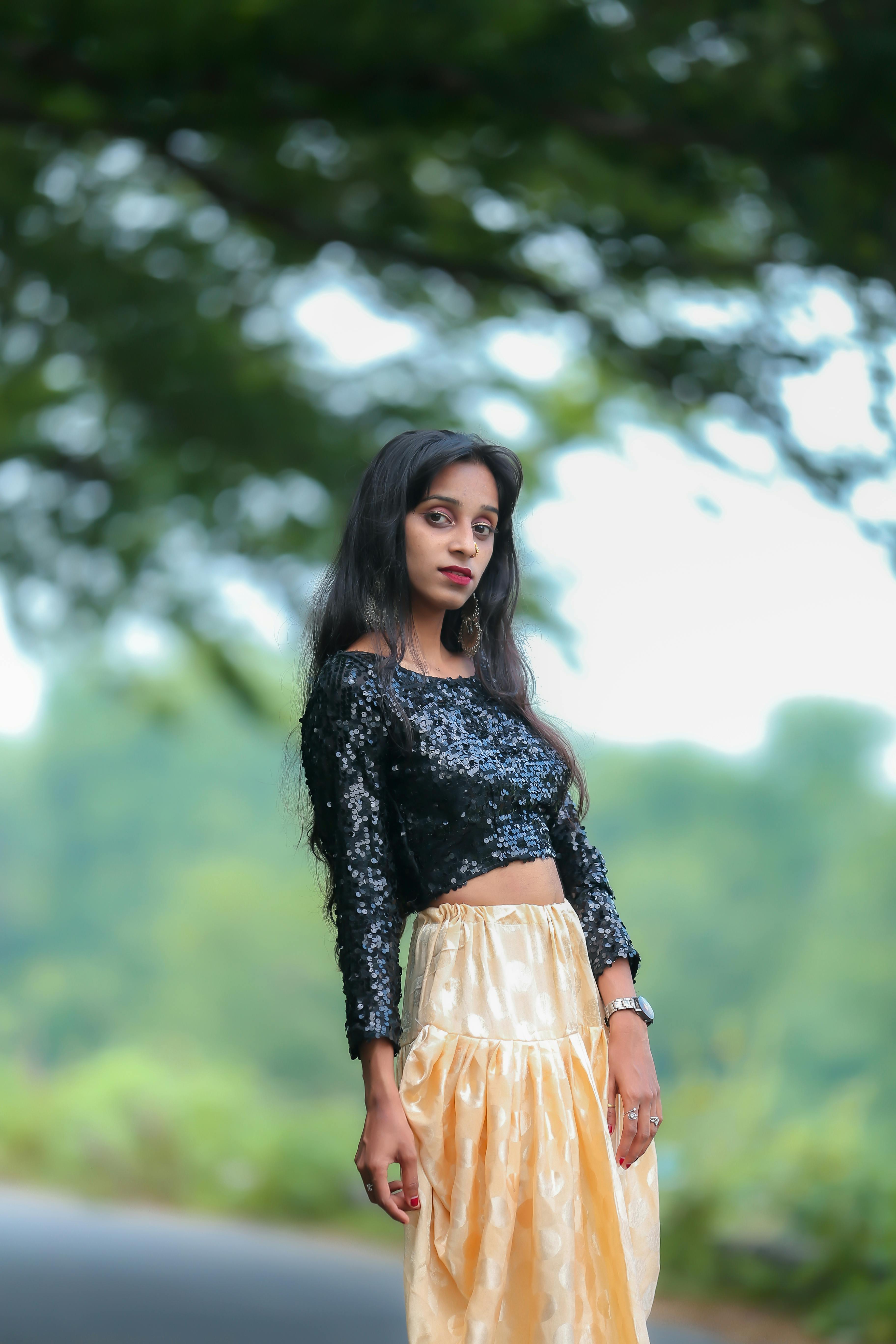 Woman with Black Hair · Free Stock Photo