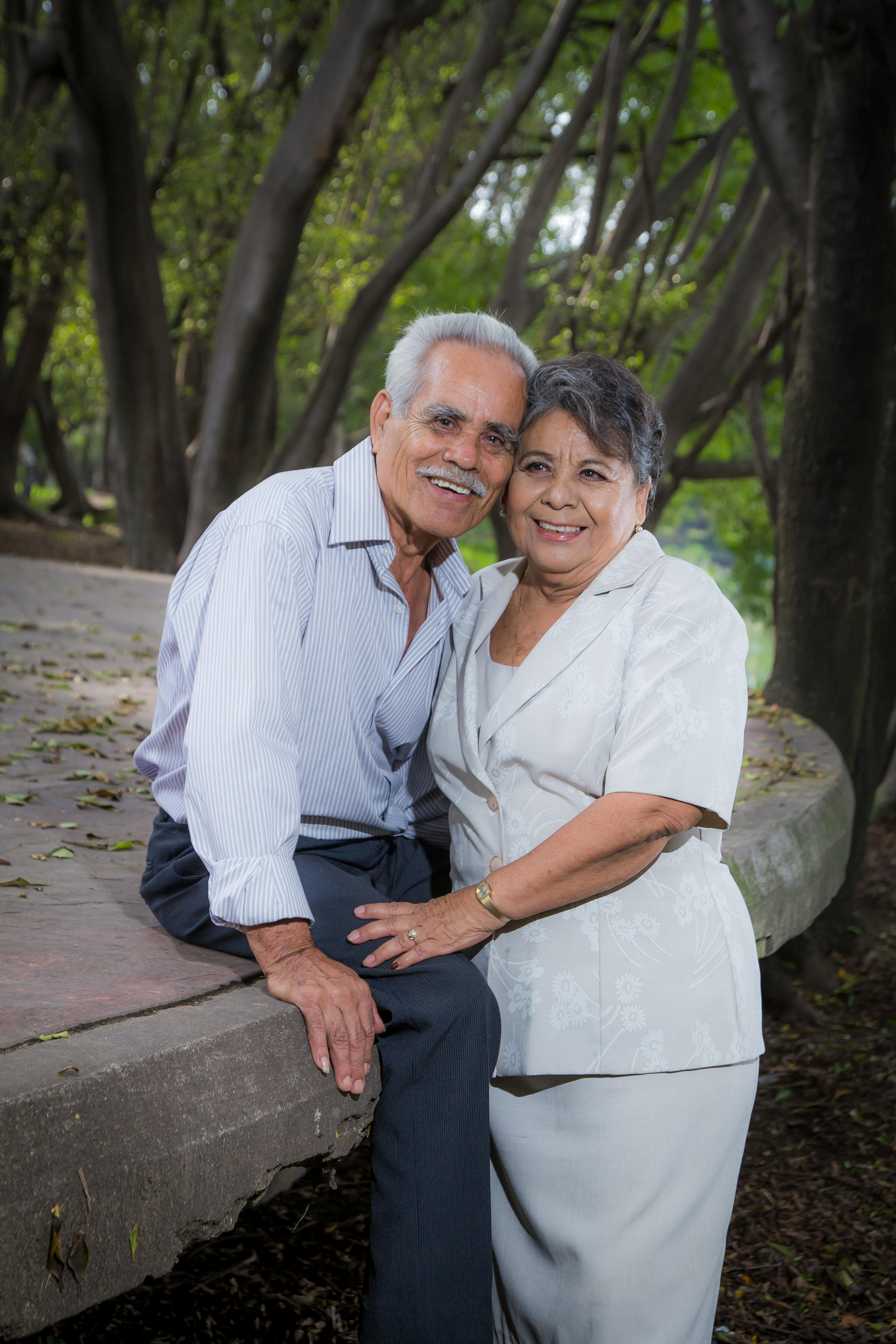 A Man and Woman Smiling Together · Free Stock Photo
