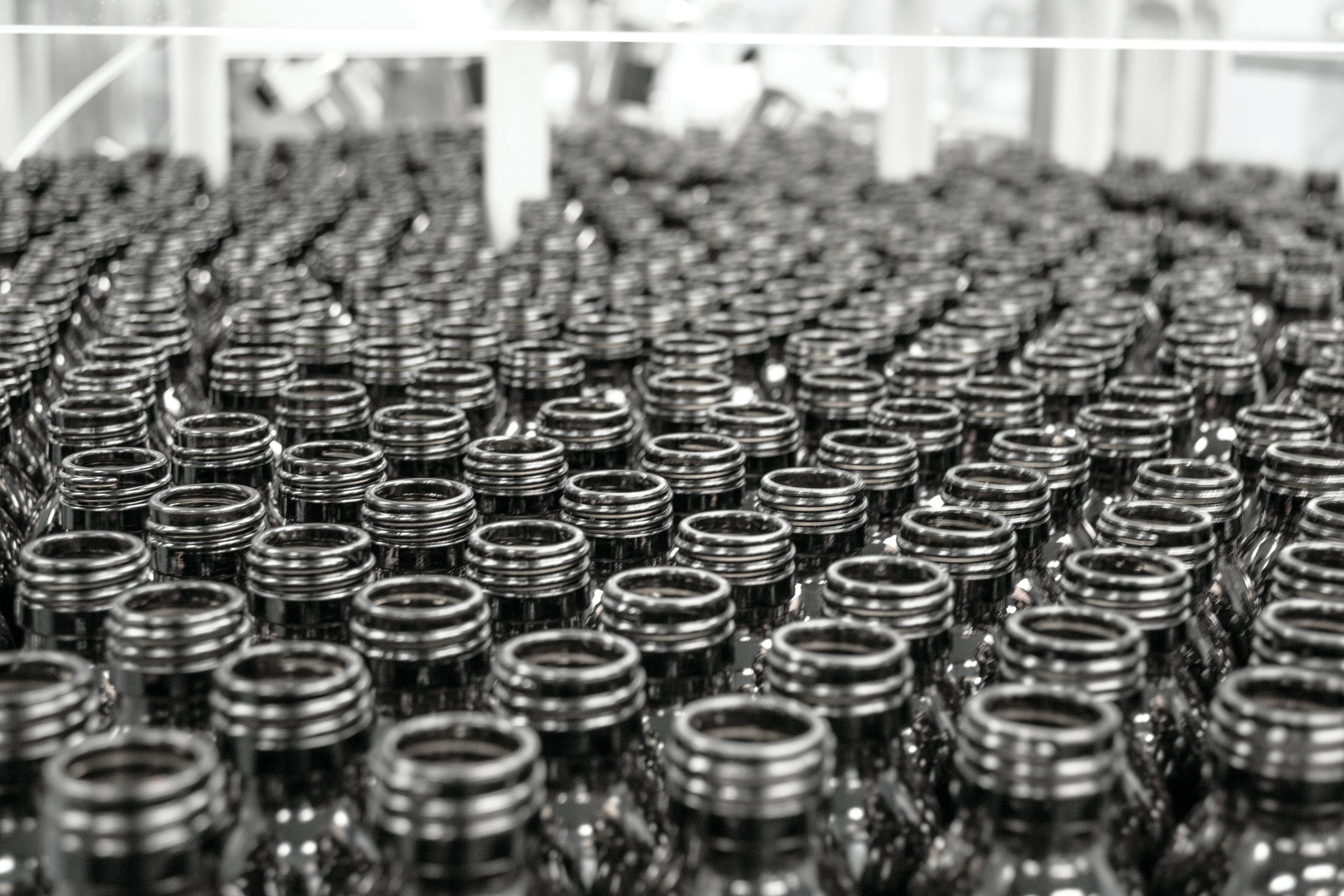 Free stock photo of bottles, factory