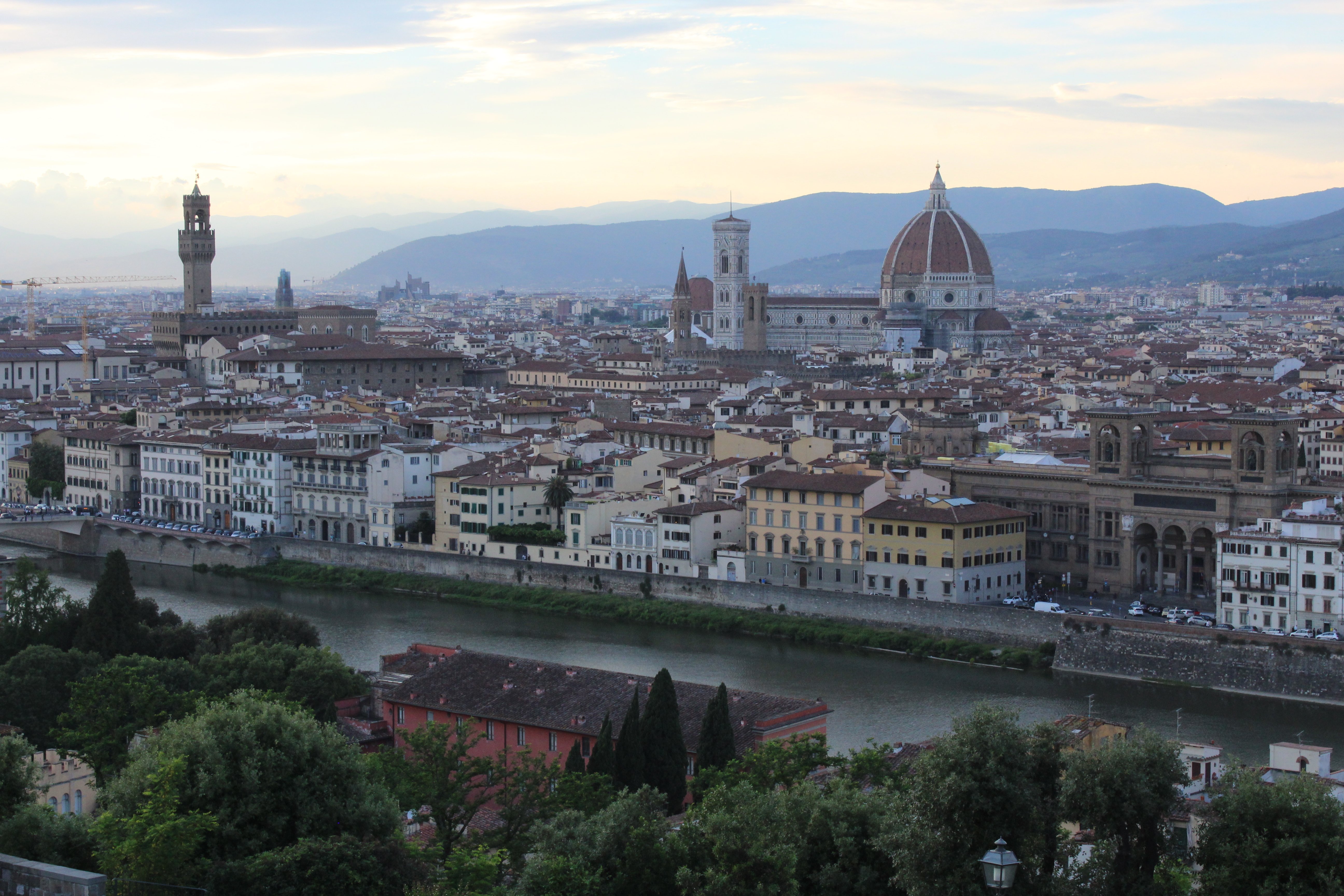 Panoramic View of Florence from Piazzale Michelangelo · Free Stock Photo