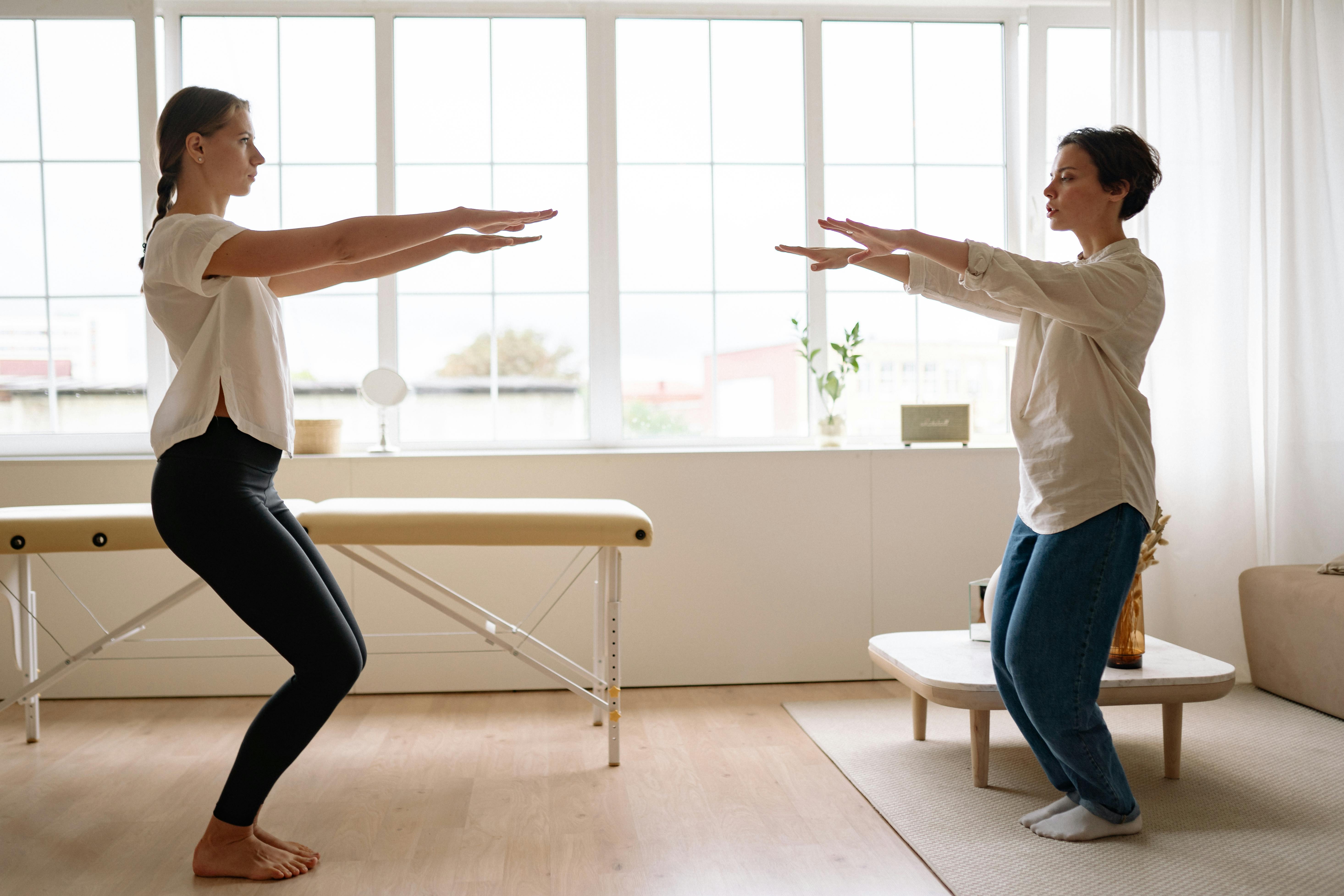 A Woman Doing Exercise · Free Stock Photo