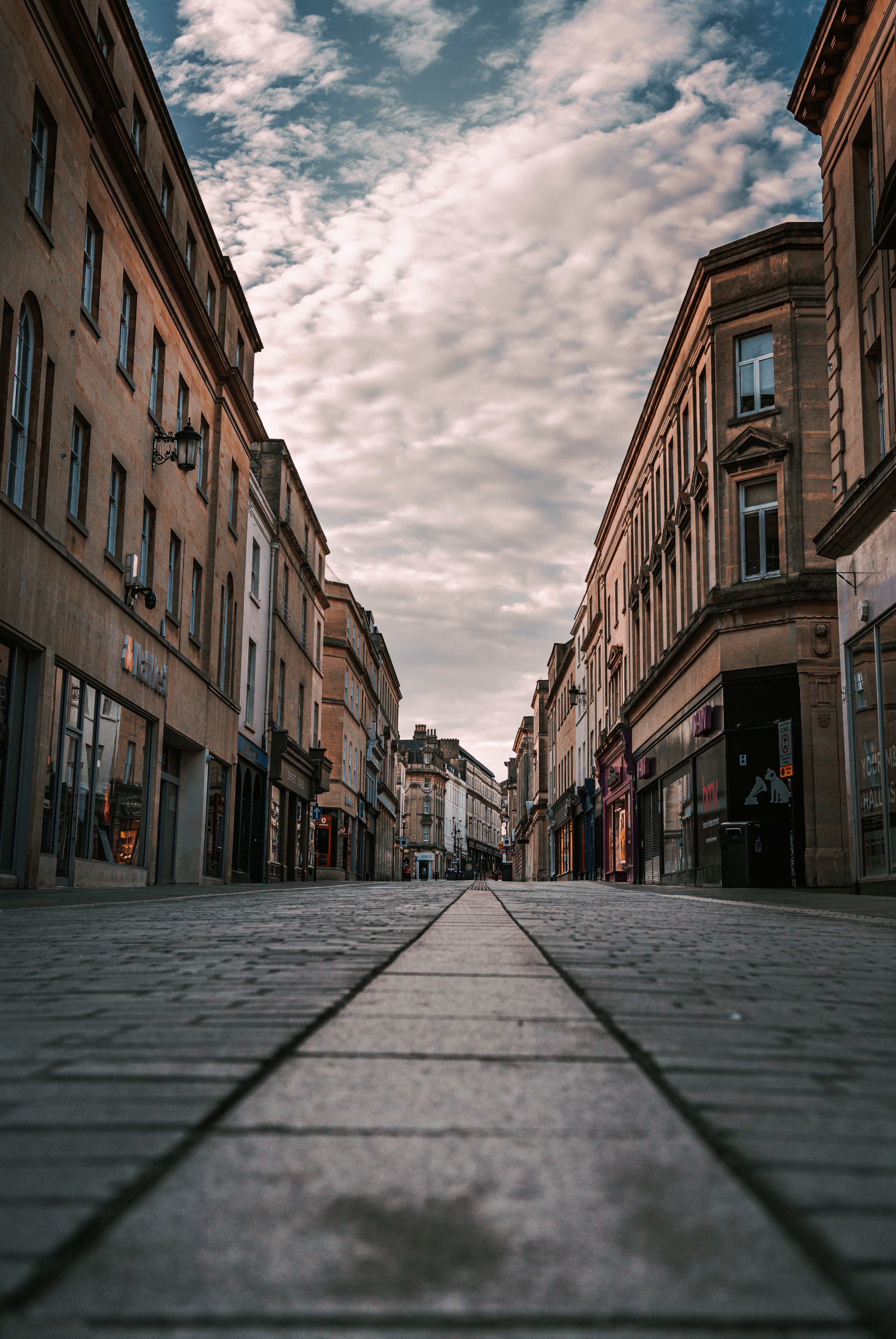 Traditional Townhouses in a German City · Free Stock Photo