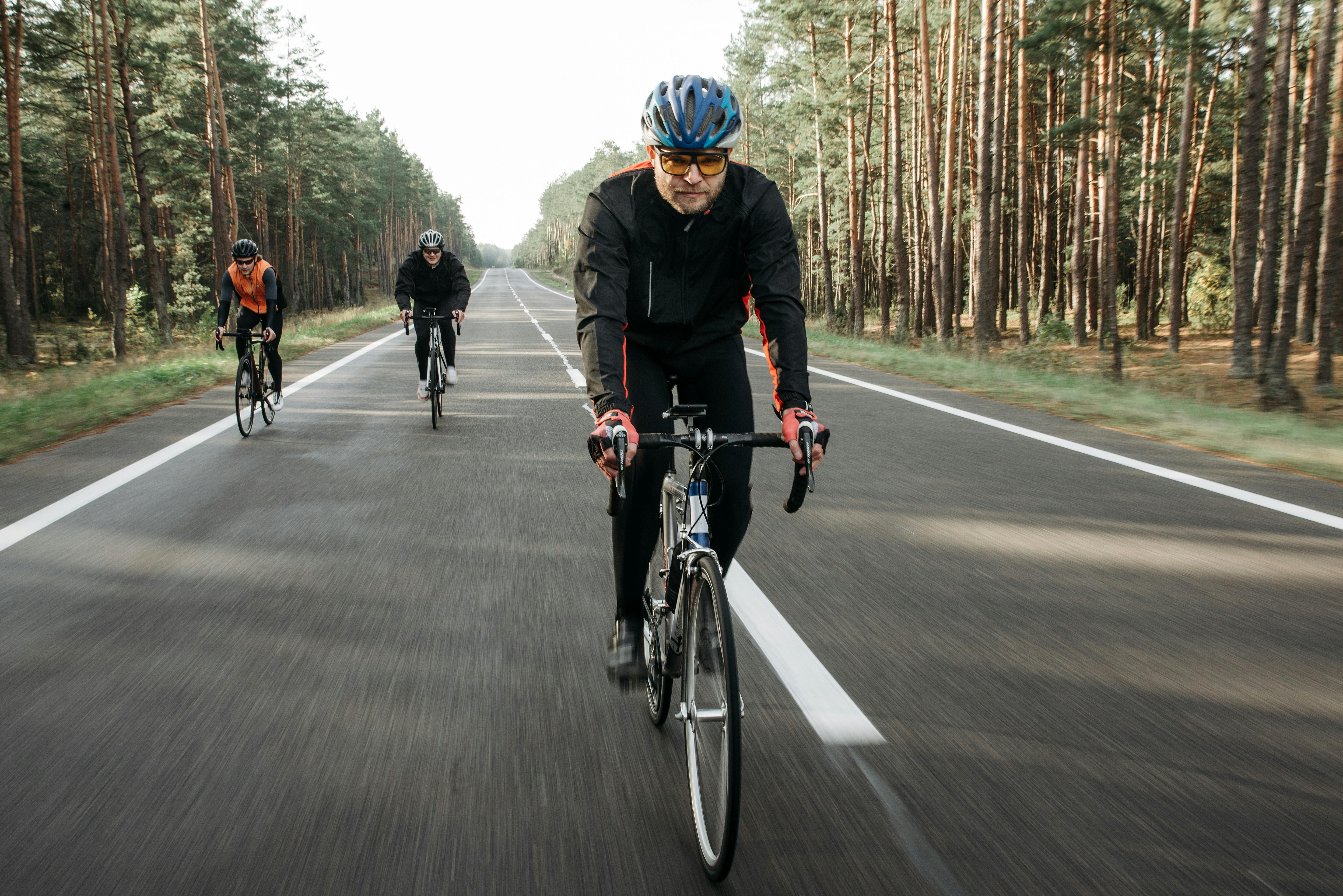 Biker riding Road Bike · Free Stock Photo