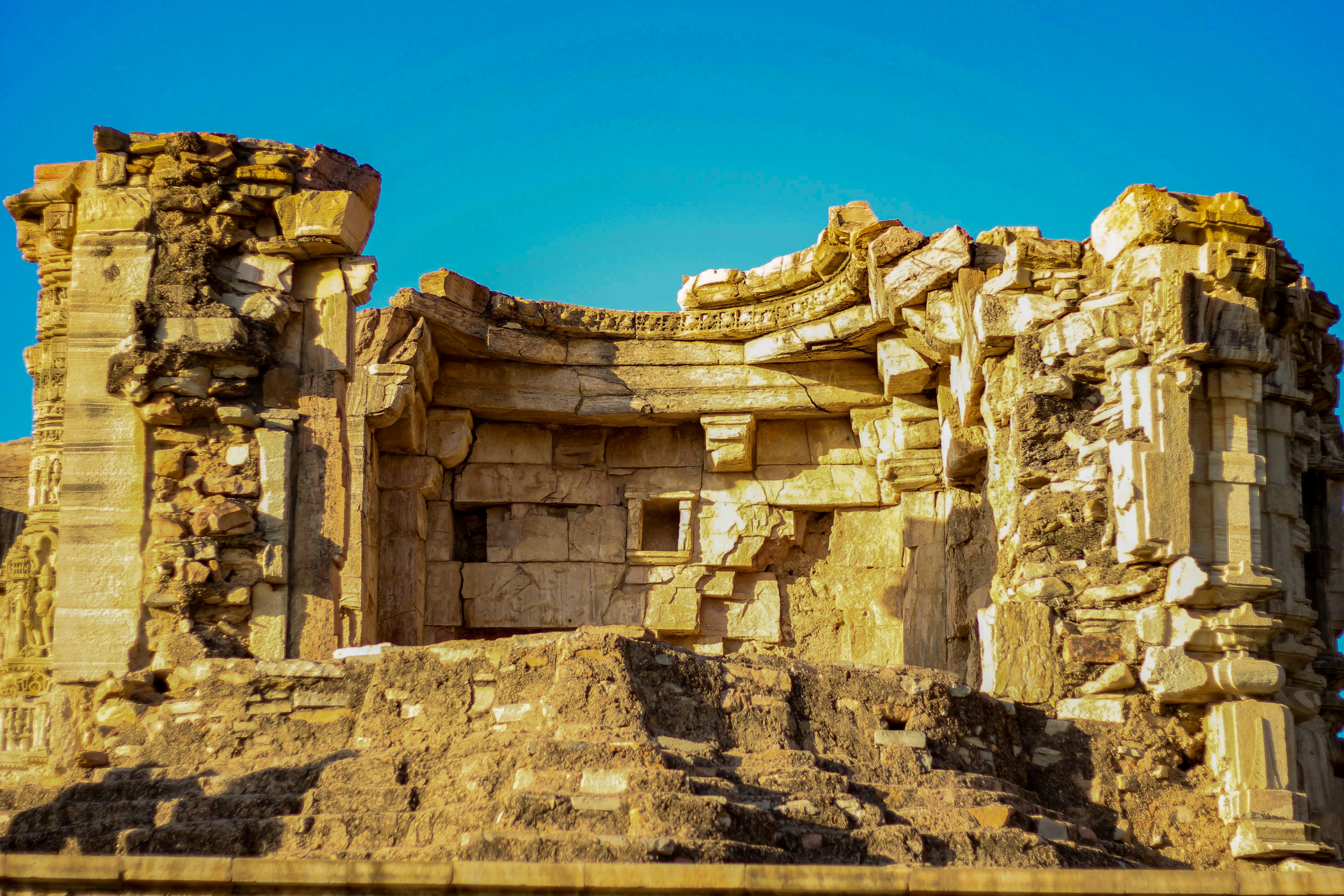 Ruins of Stone Temple · Free Stock Photo