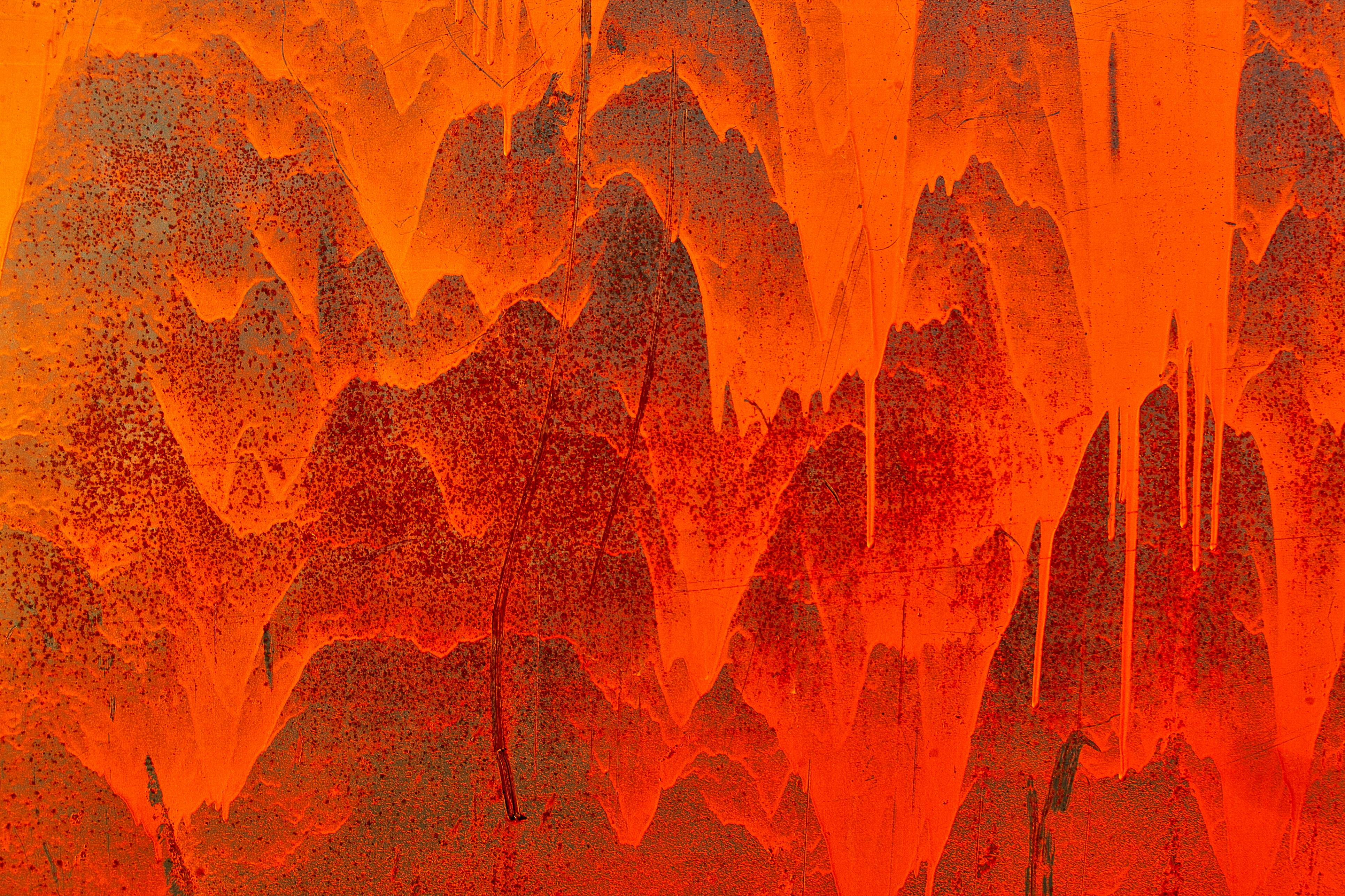 An Orange Abstract Painting · Free Stock Photo