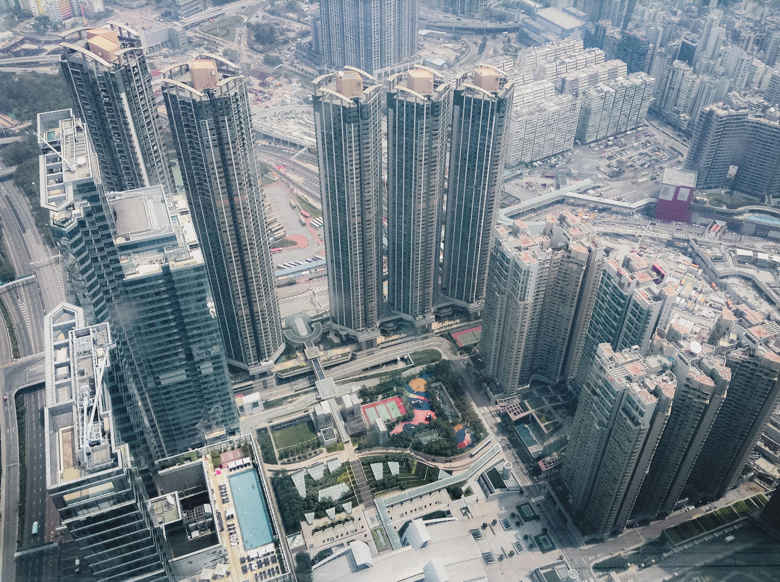 Aerial View of City Buildings · Free Stock Photo