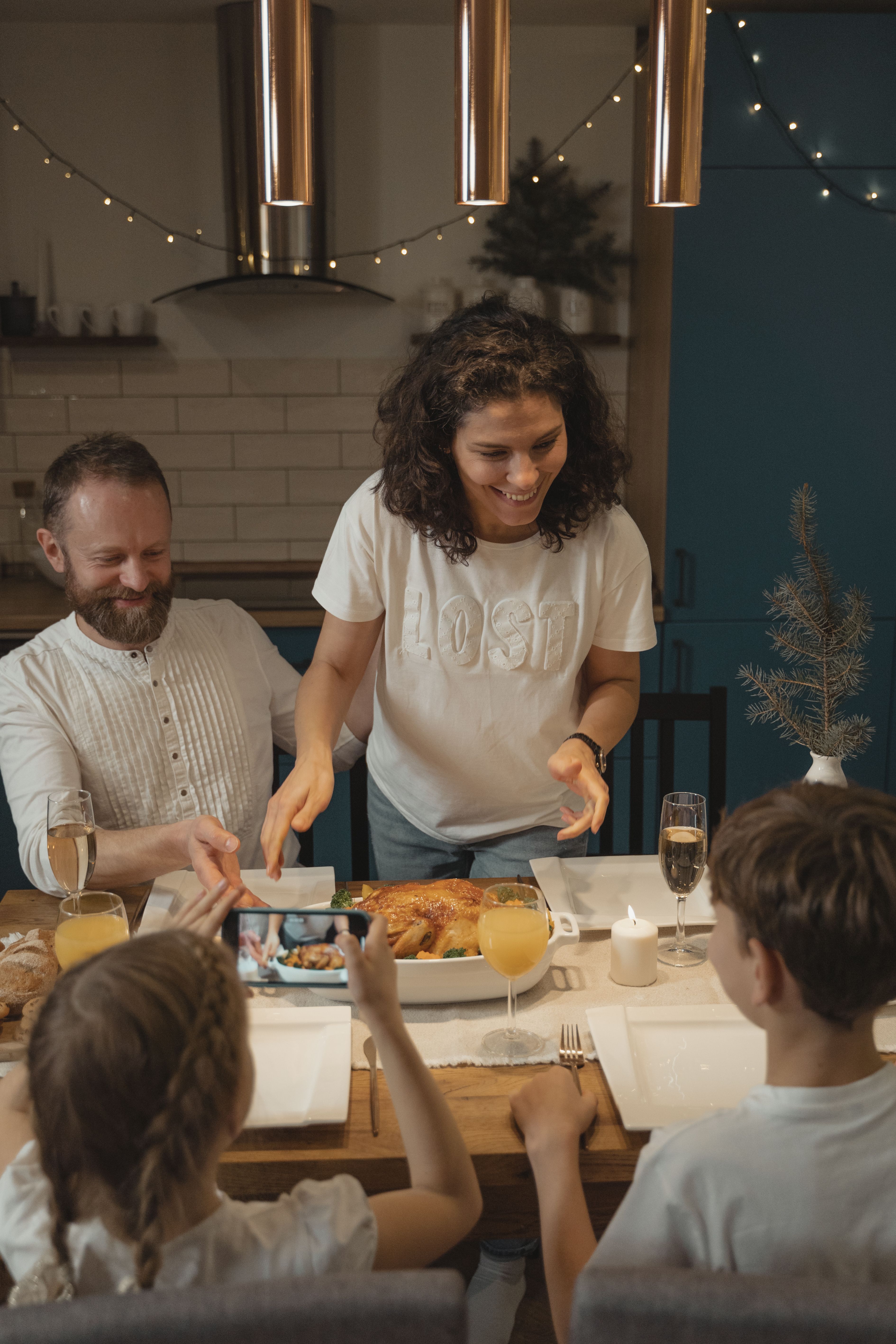 Family having Dinner Together · Free Stock Photo