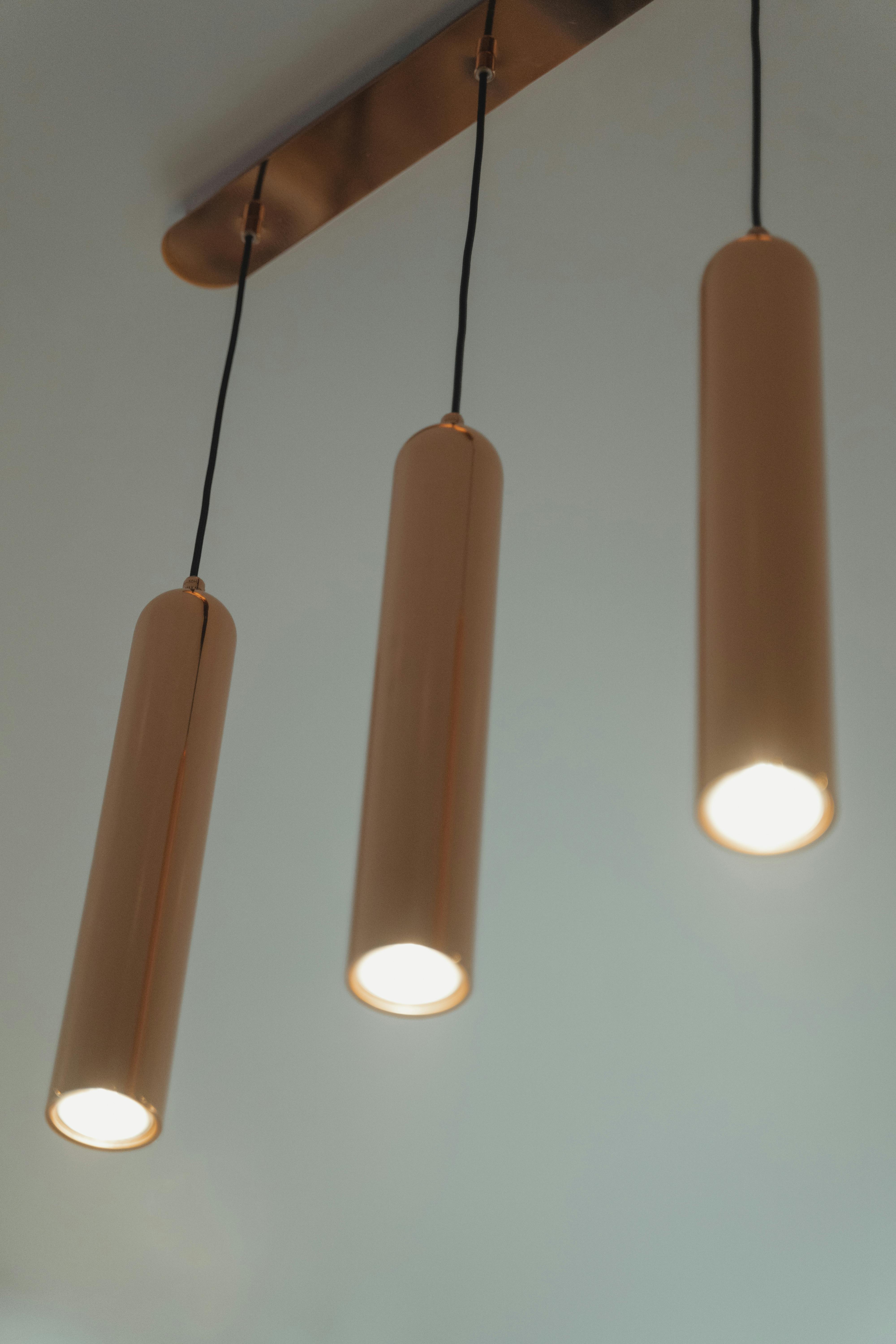 Pendant Lights Up Close · Free Stock Photo