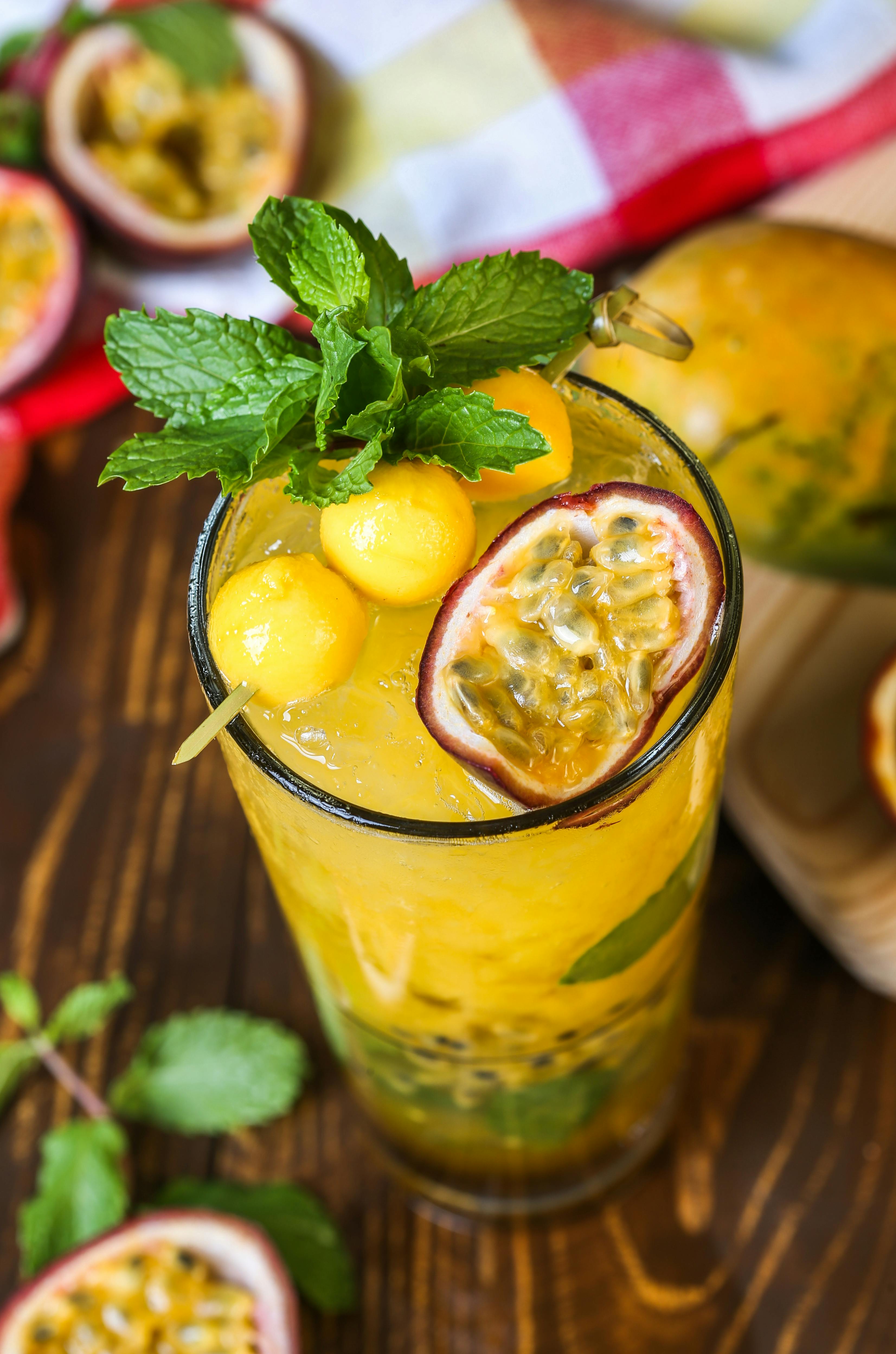 Yellow Juice in Clear Drinking Glass · Free Stock Photo