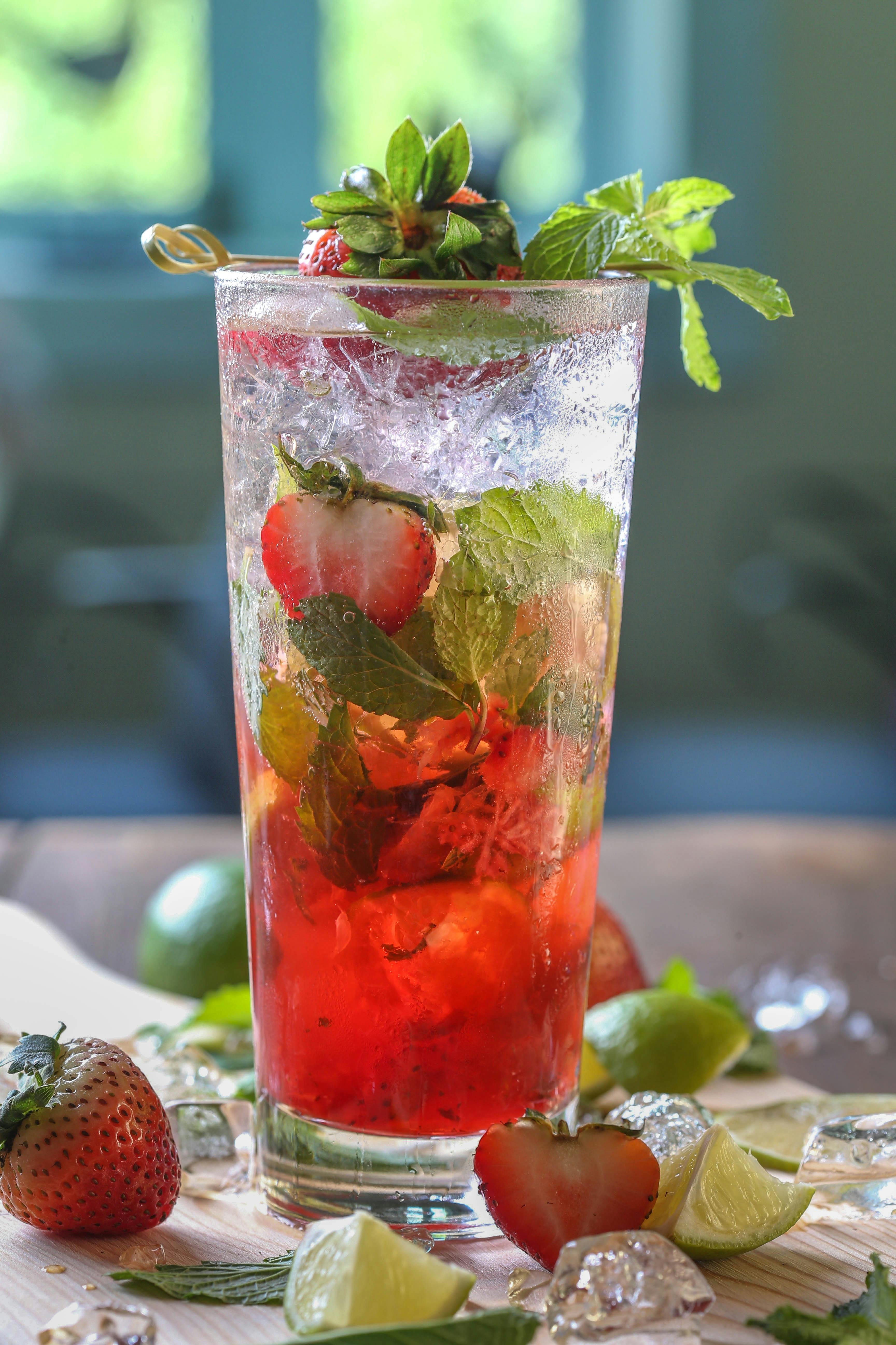 Cold Drink on Top of a Wooden Table · Free Stock Photo