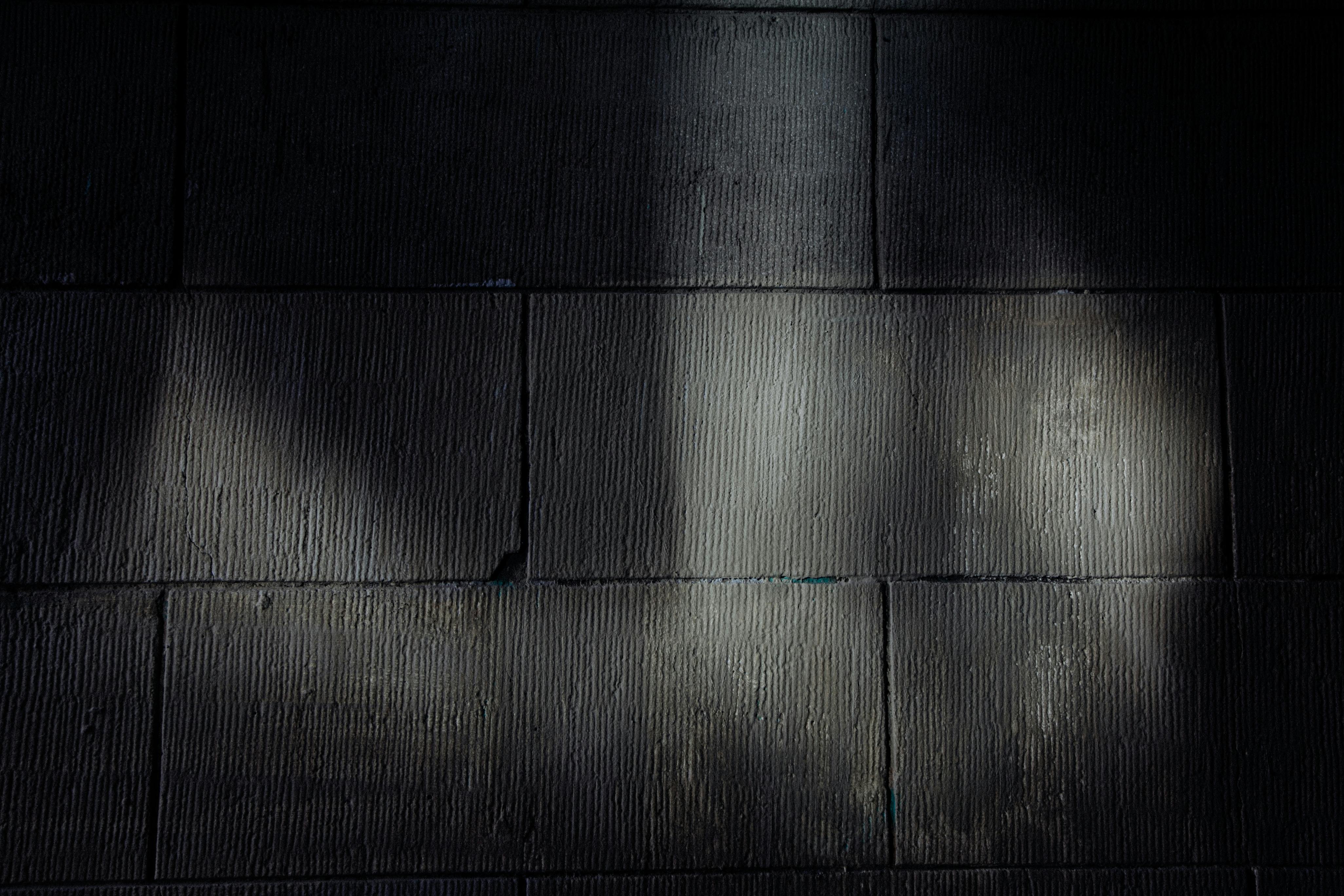 Gray wall with accurate brick cladding · Free Stock Photo