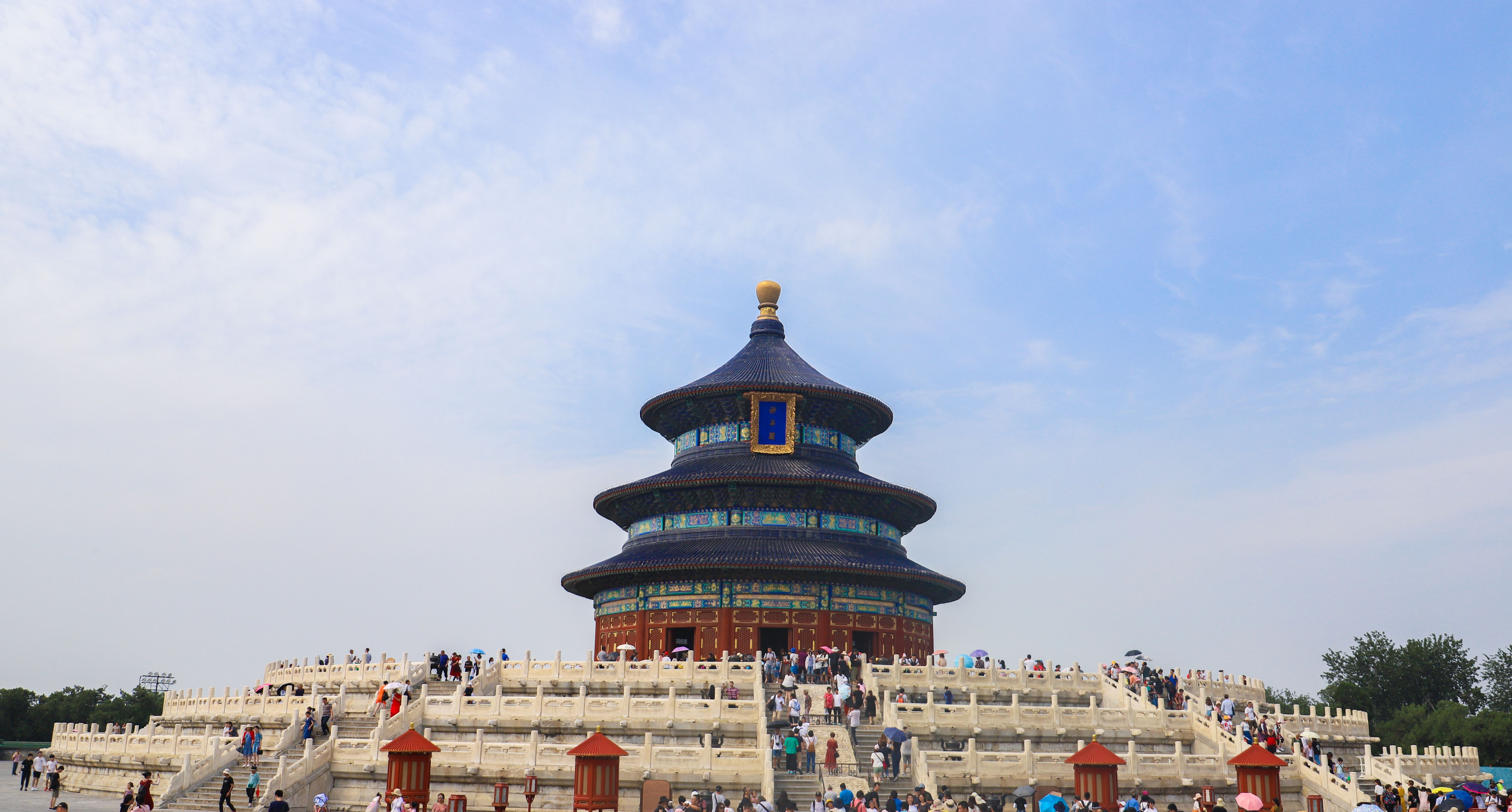 People walking around Temple of Heaven · Free Stock Photo