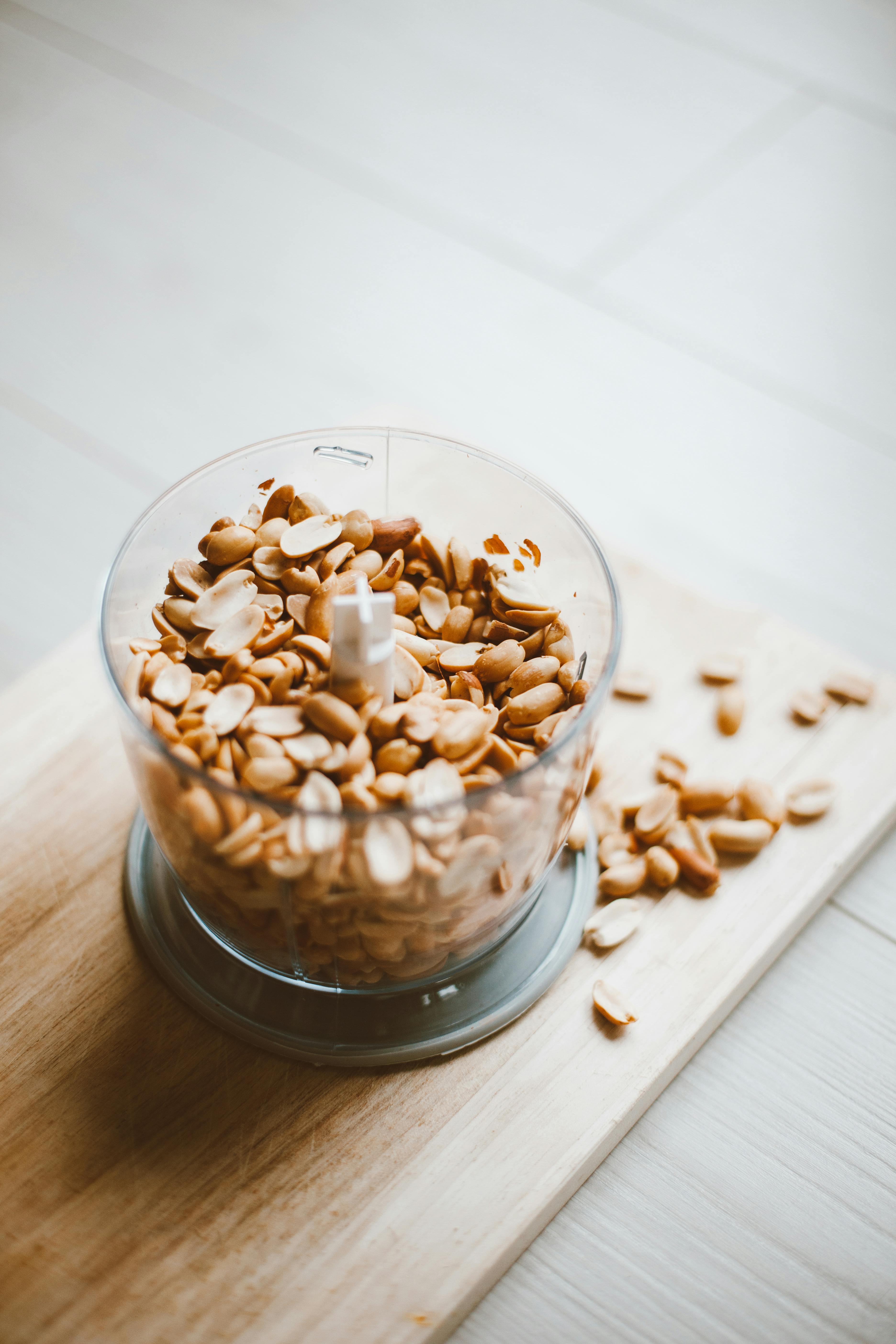 Peanuts in Blender Bowl · Free Stock Photo