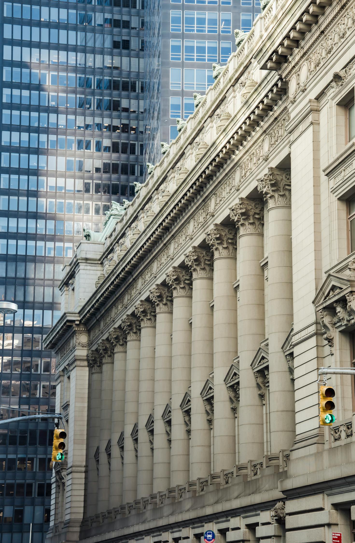 Majestic stone building near glass skyscraper in downtown · Free Stock ... Majestic stone building near glass skyscraper in downtown · Free Stock ...