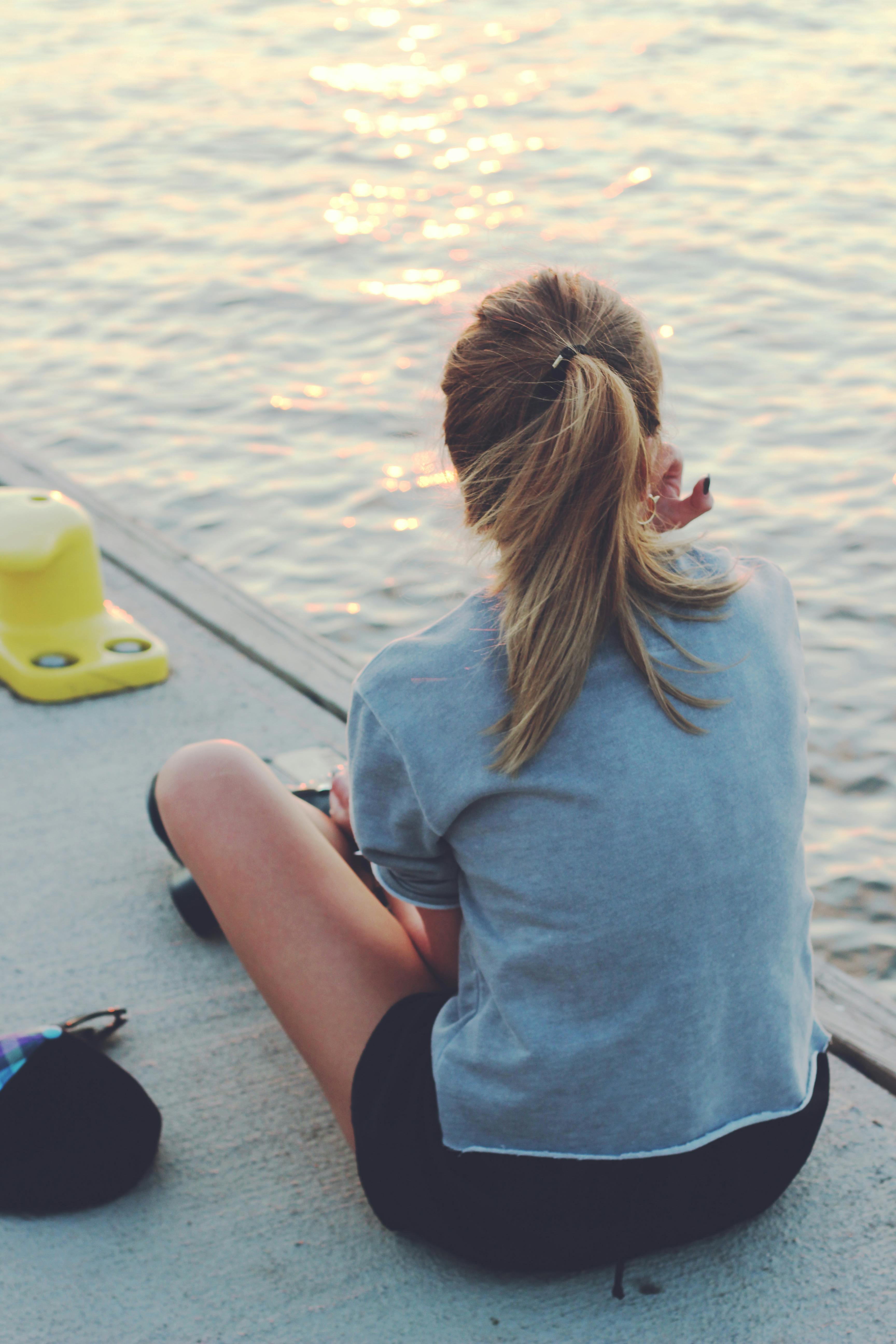 Girl at the water 4 · Free Stock Photo