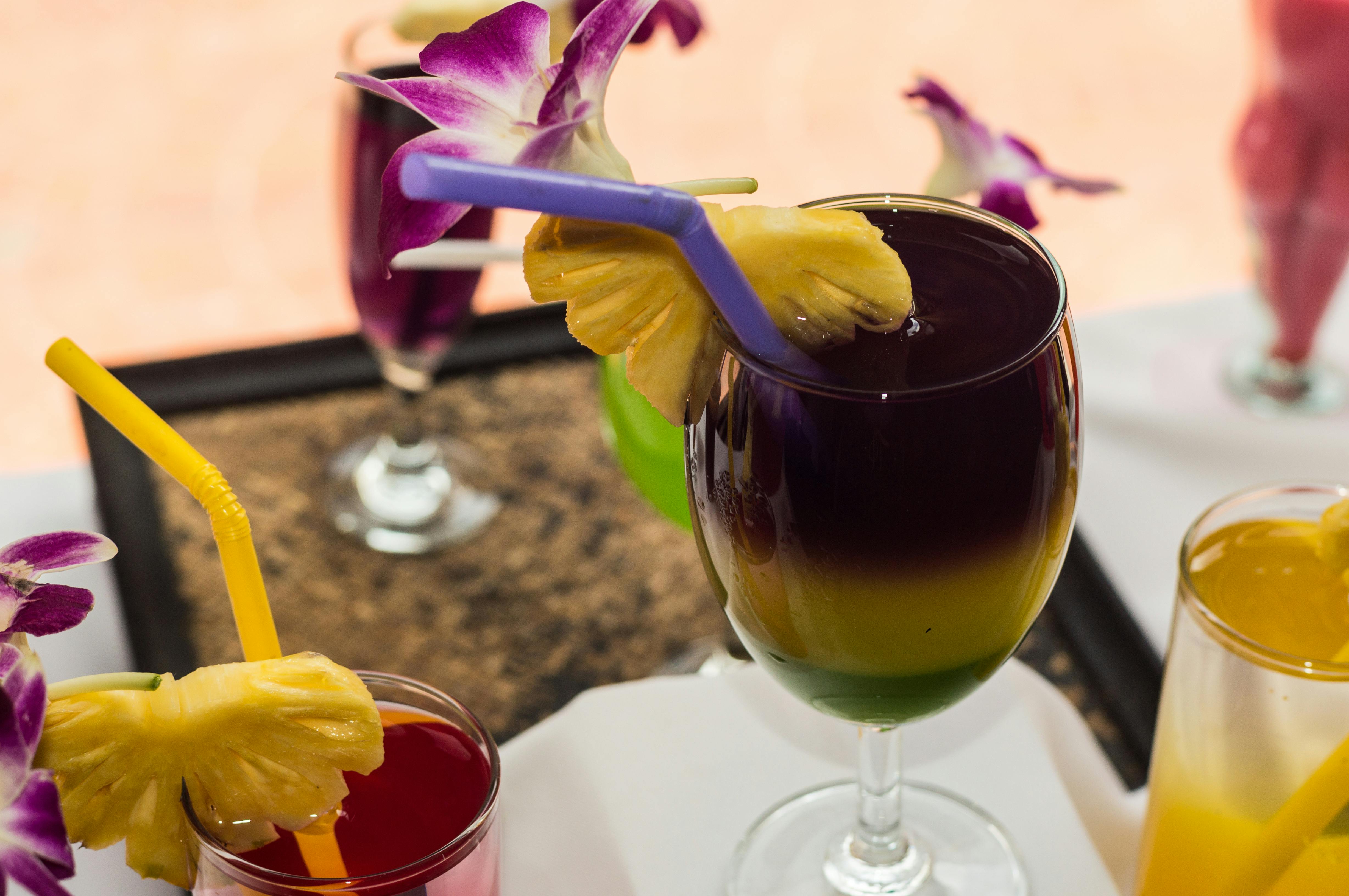 Alcoholic Beverages With Straws · Free Stock Photo