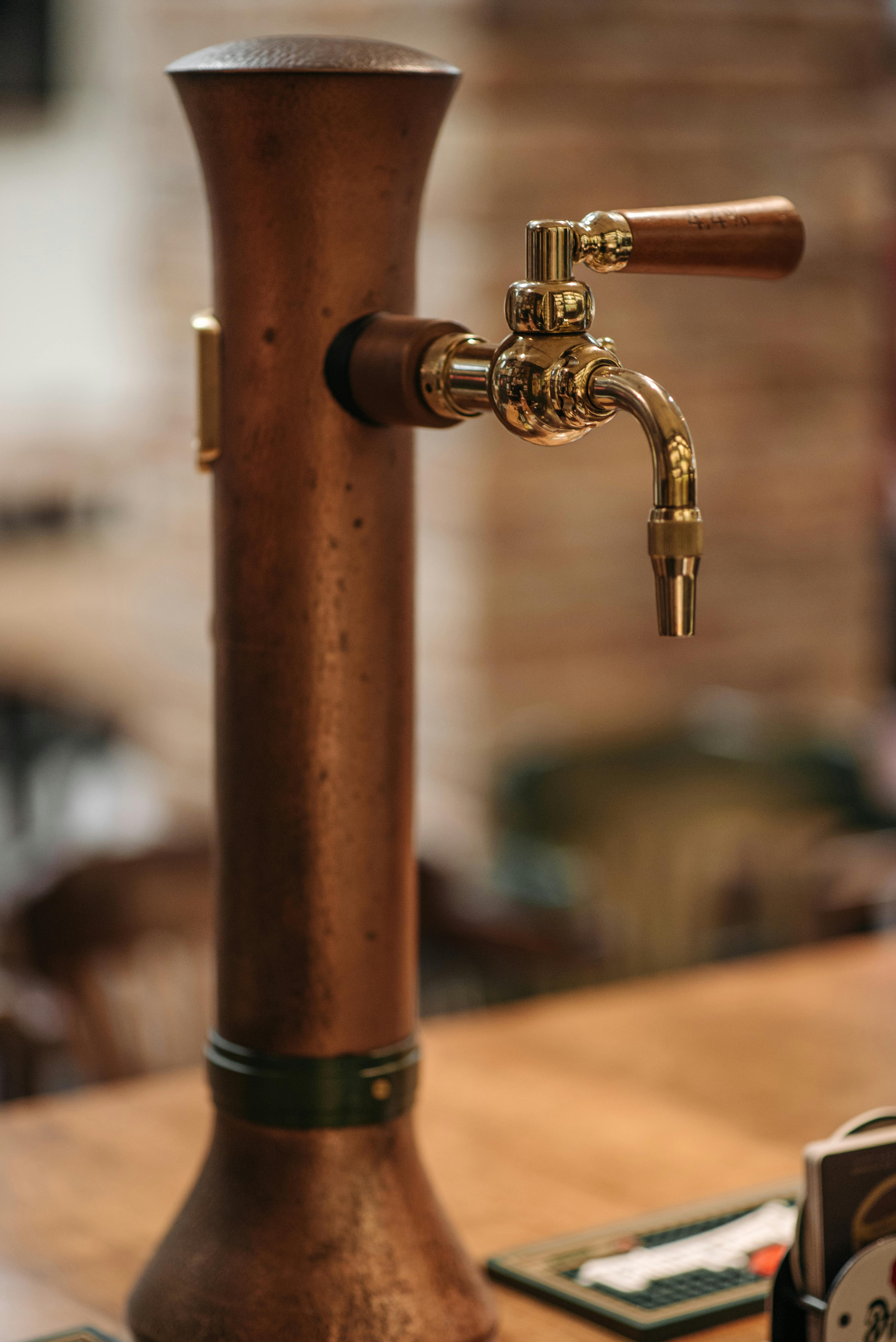 Copper Beer Tap · Free Stock Photo