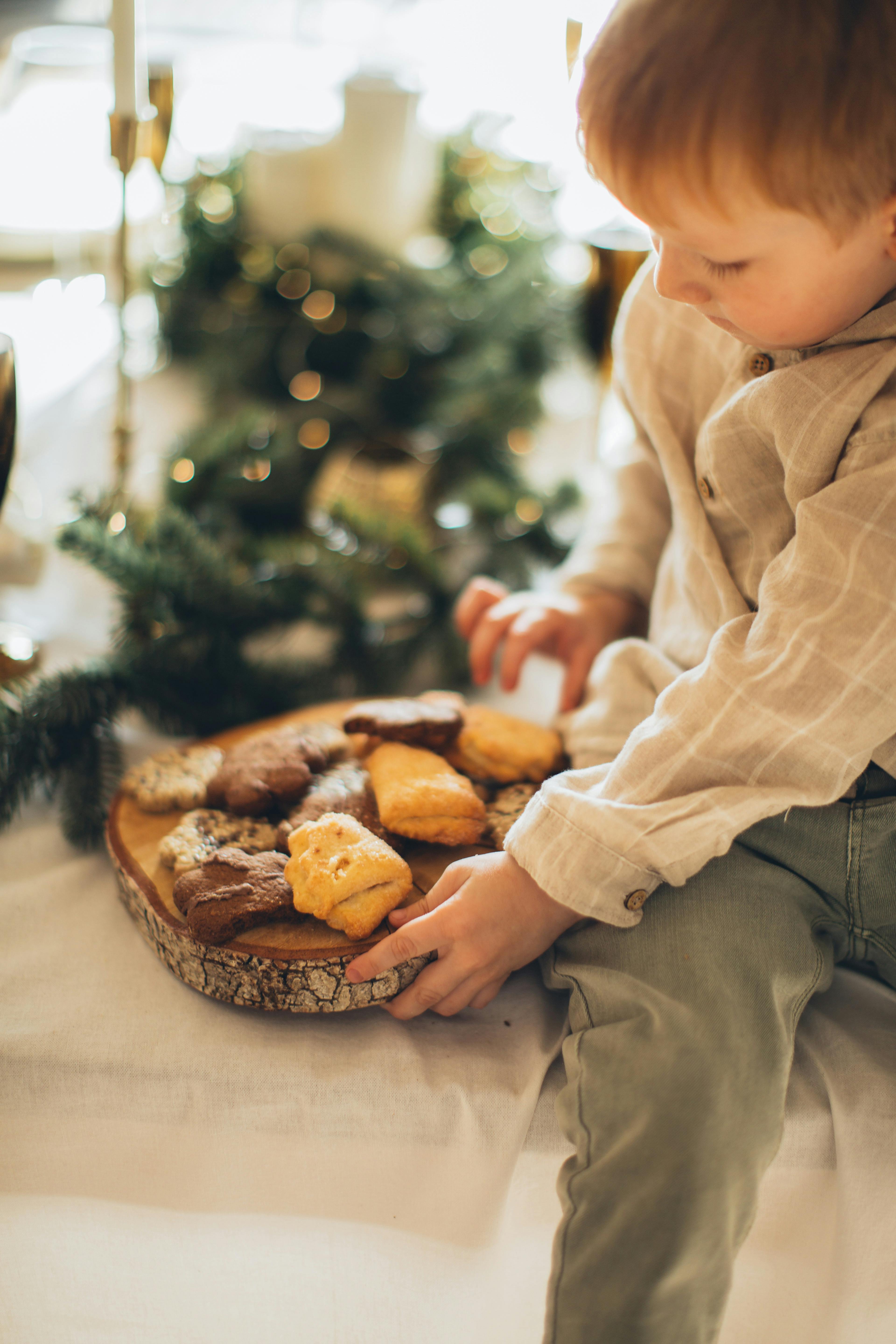 Boy Making House Cookies · Free Stock Photo