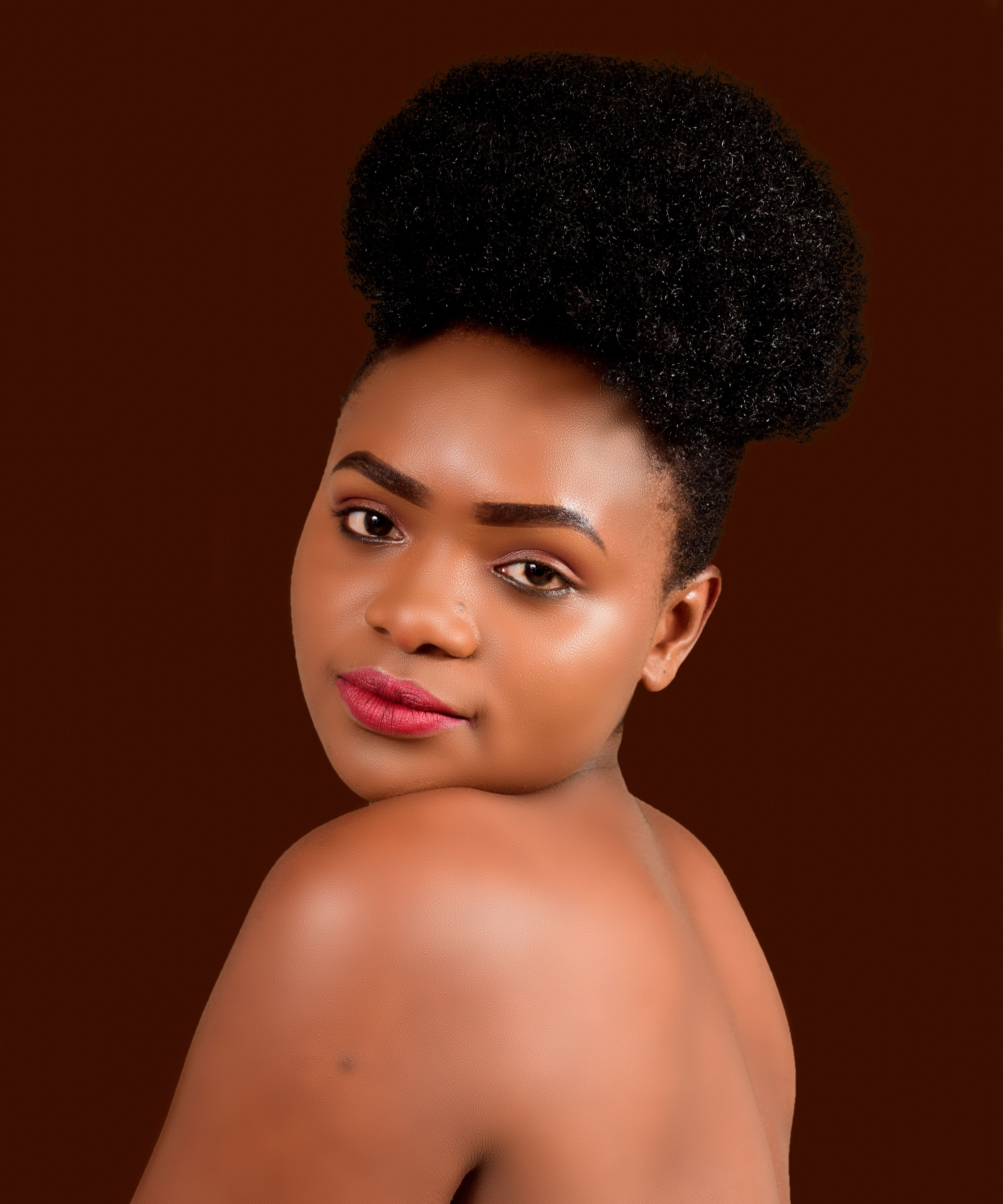 Portrait of Shirtless Beautiful Woman · Free Stock Photo