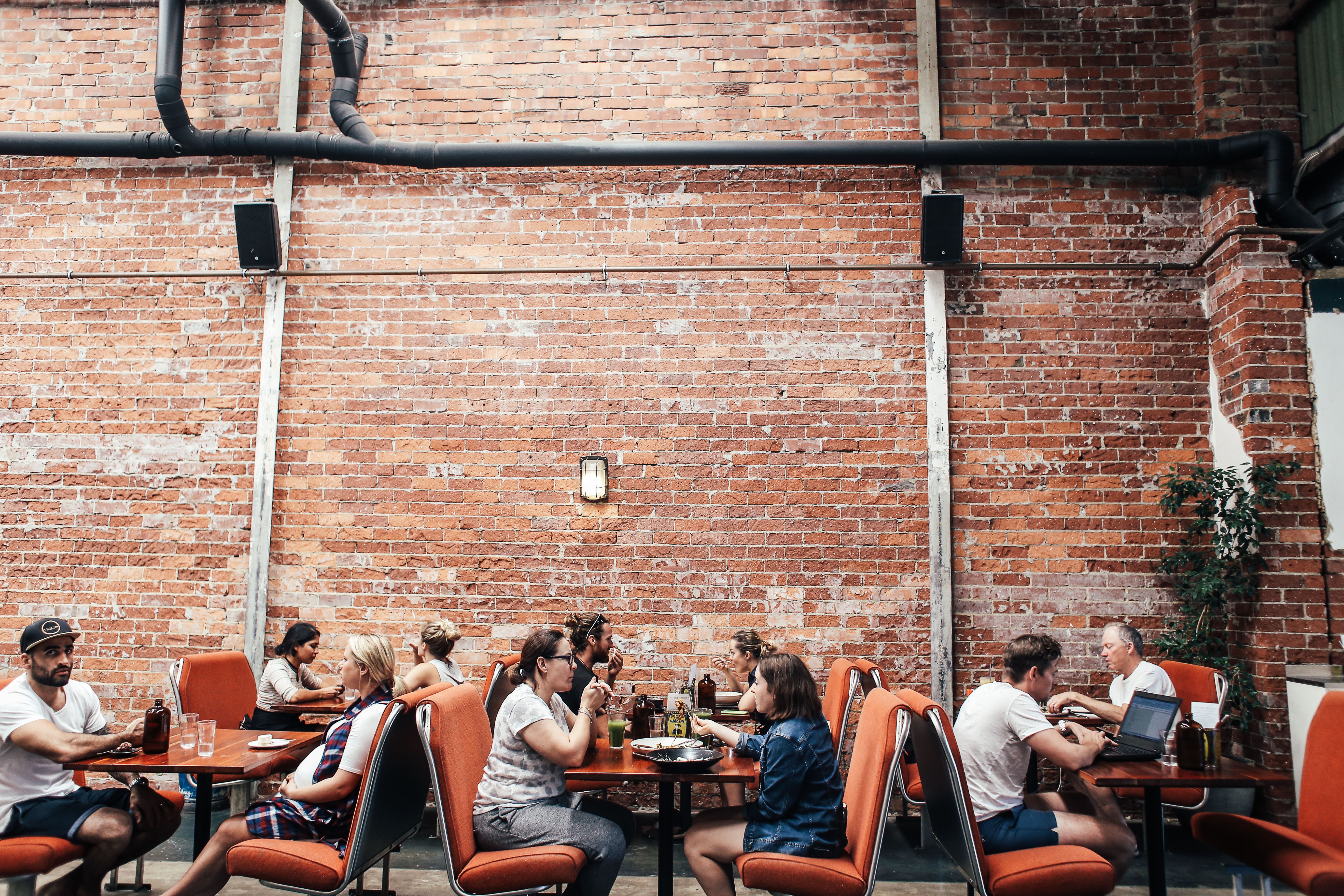 People in a Restaurant Patio · Free Stock Photo