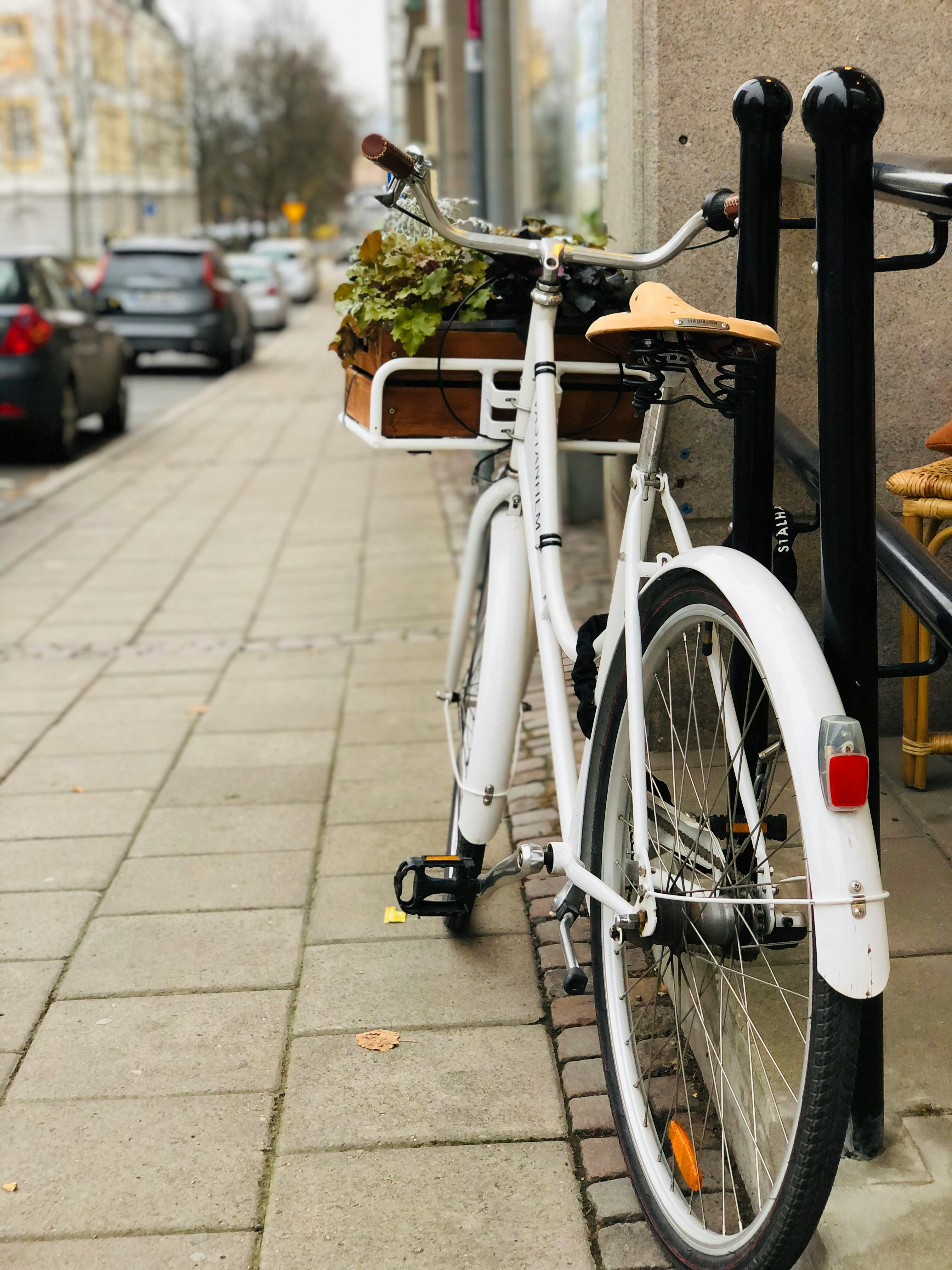 Photo of a White Bicycle · Free Stock Photo