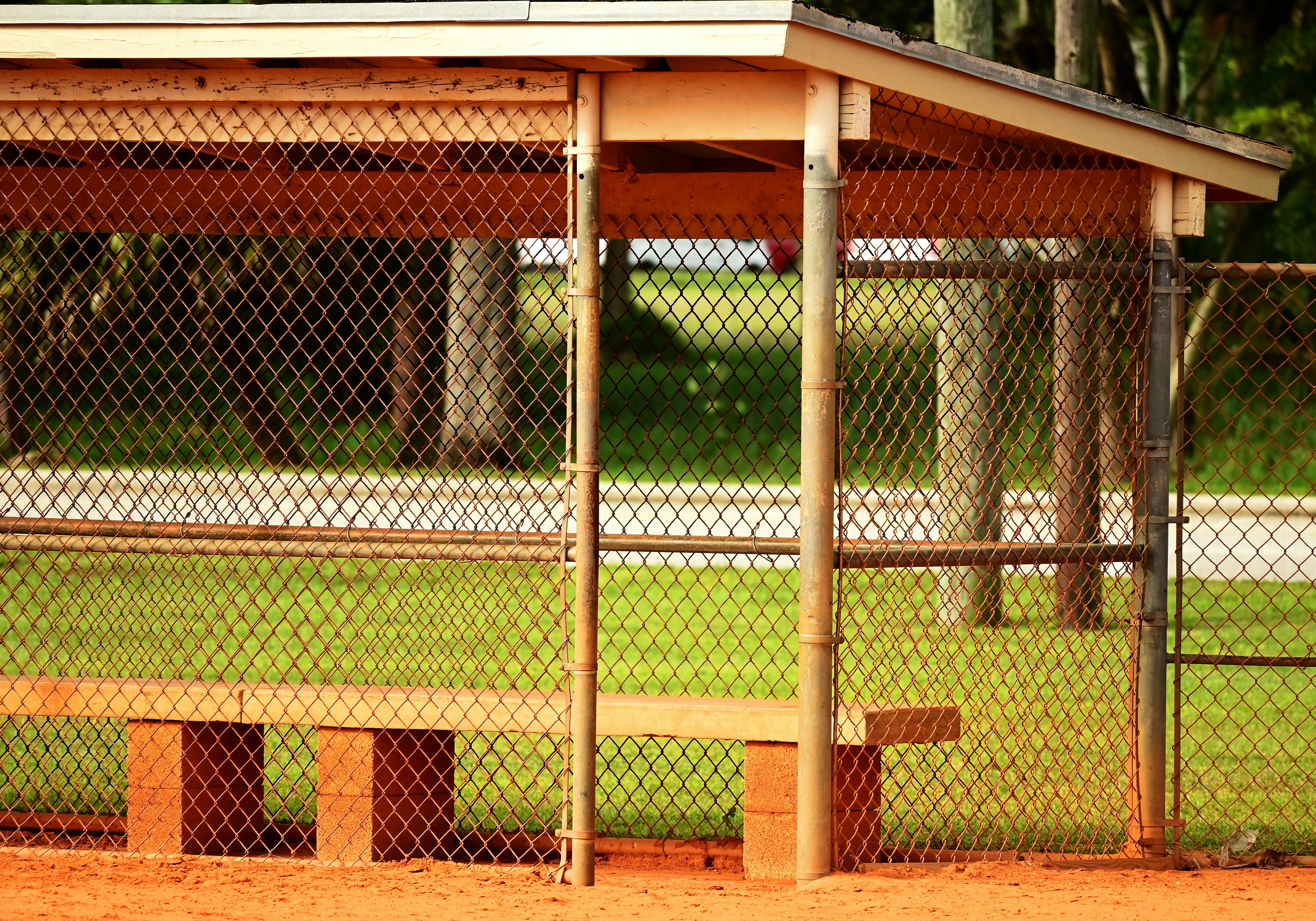 Waiting Shed Surrounded by Metal Fence · Free Stock Photo