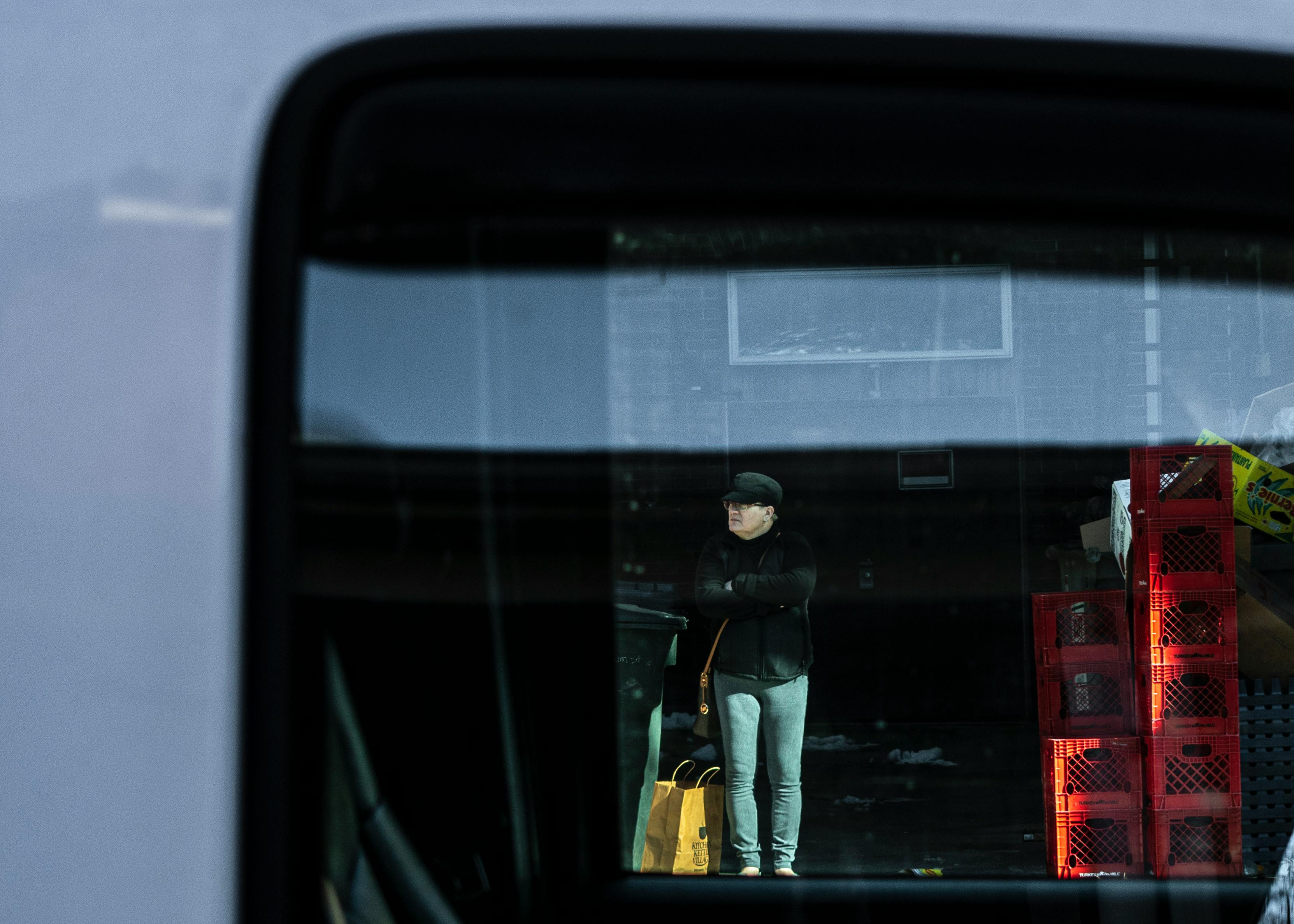 Reflection of a Person in the Mirror · Free Stock Photo