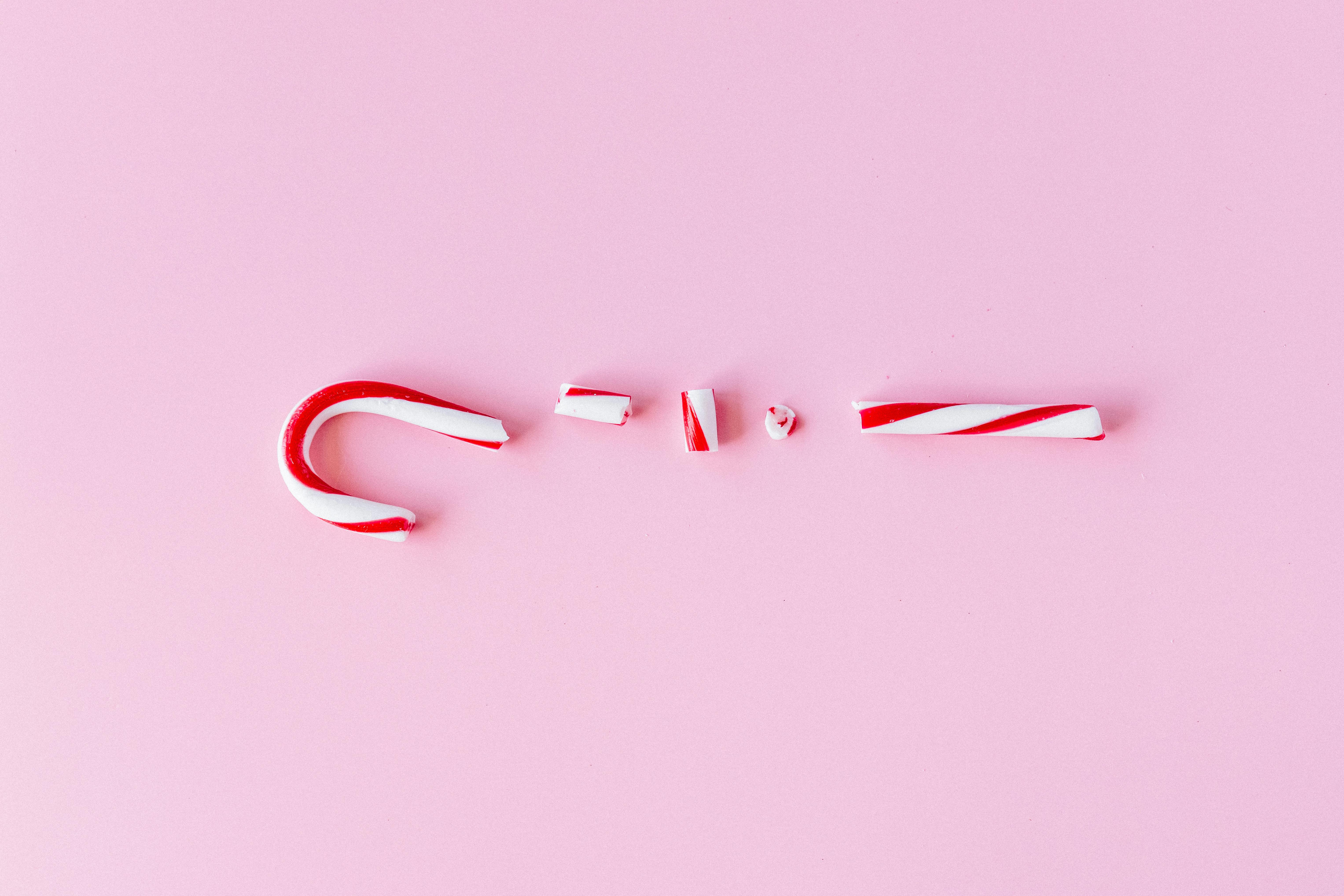 A Broken Candy Cane · Free Stock Photo