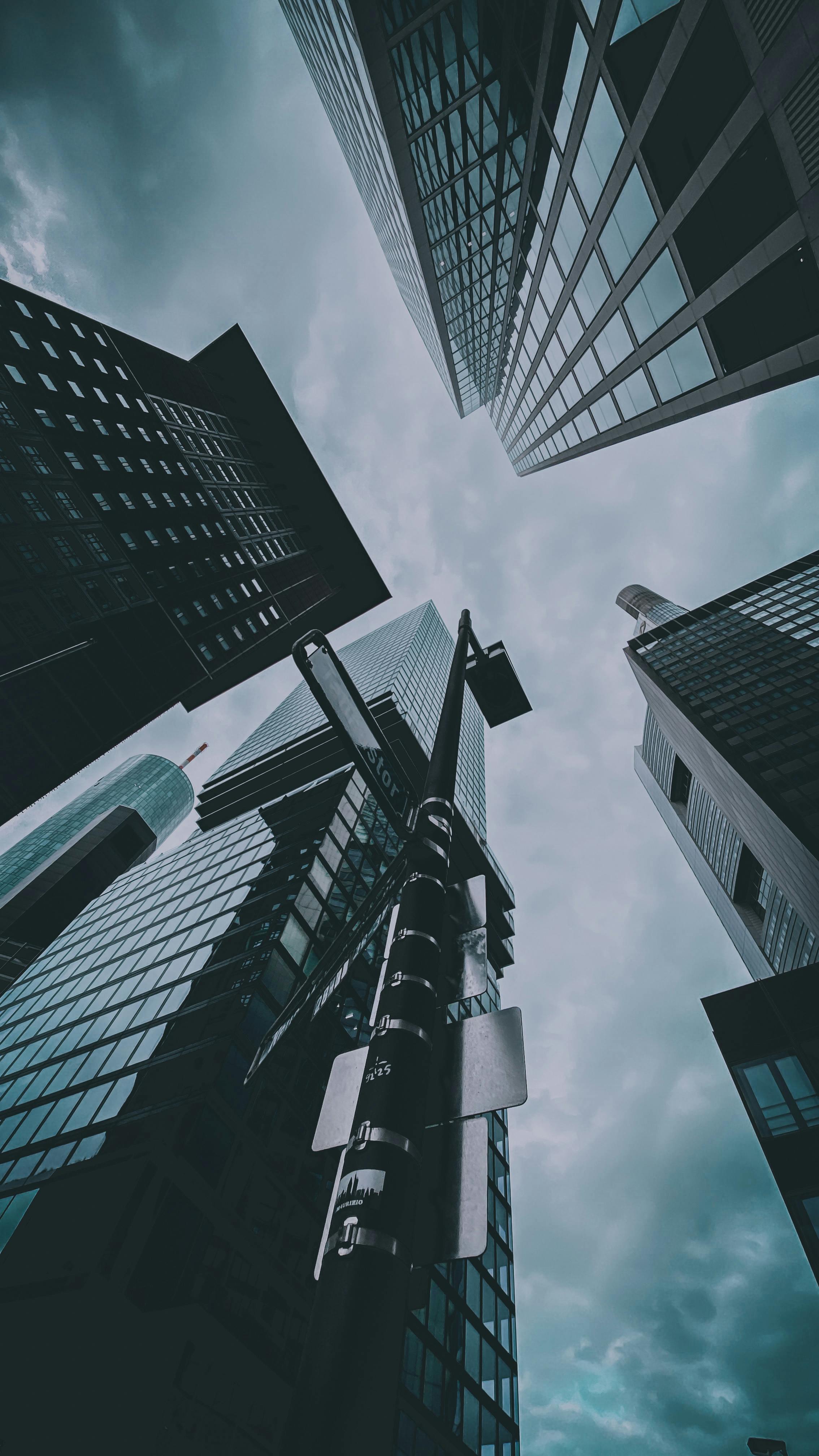 Low Angle Photography of High Rise Buildings · Free Stock Photo