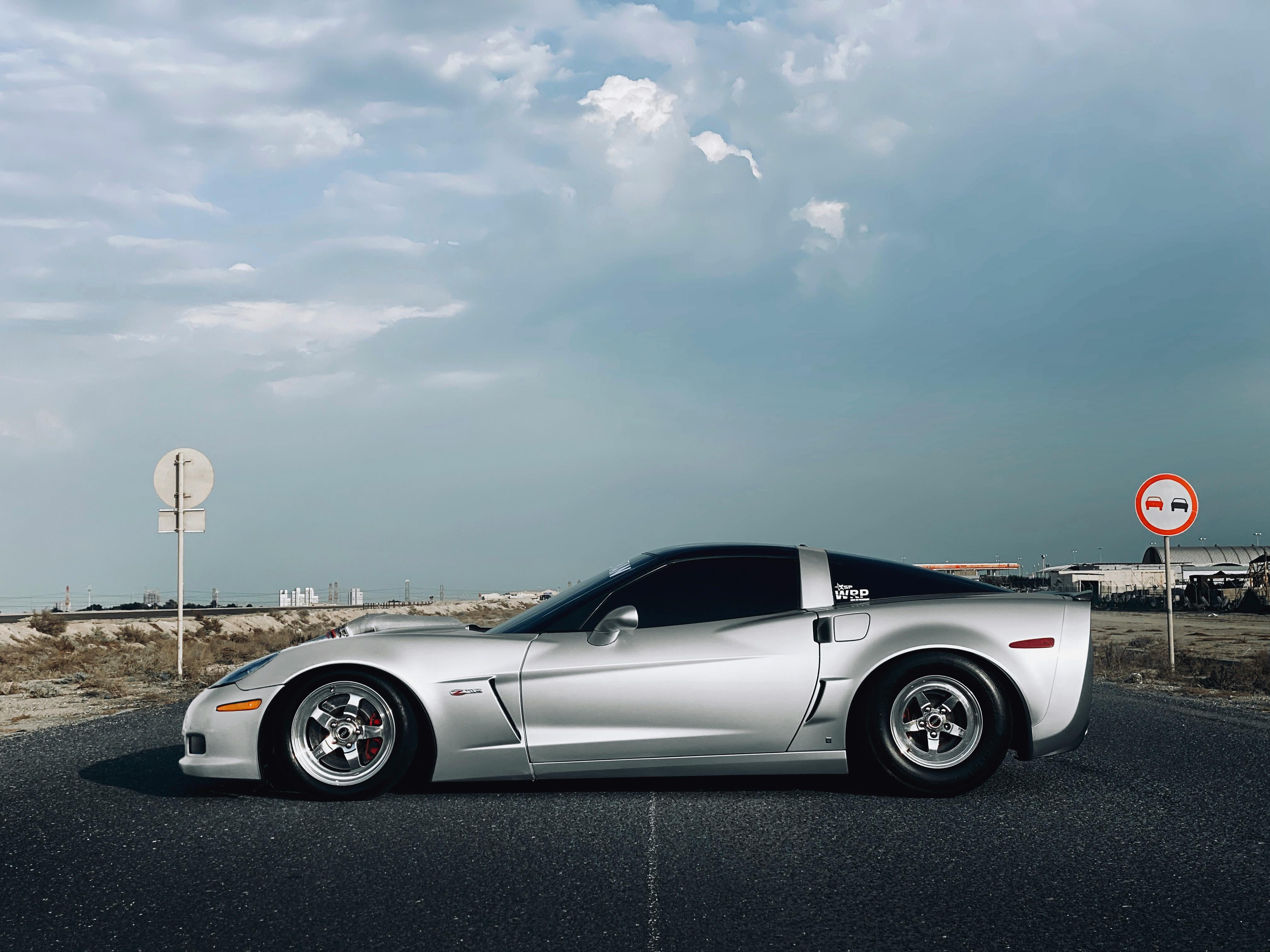 Silver Car Parked on the Road · Free Stock Photo