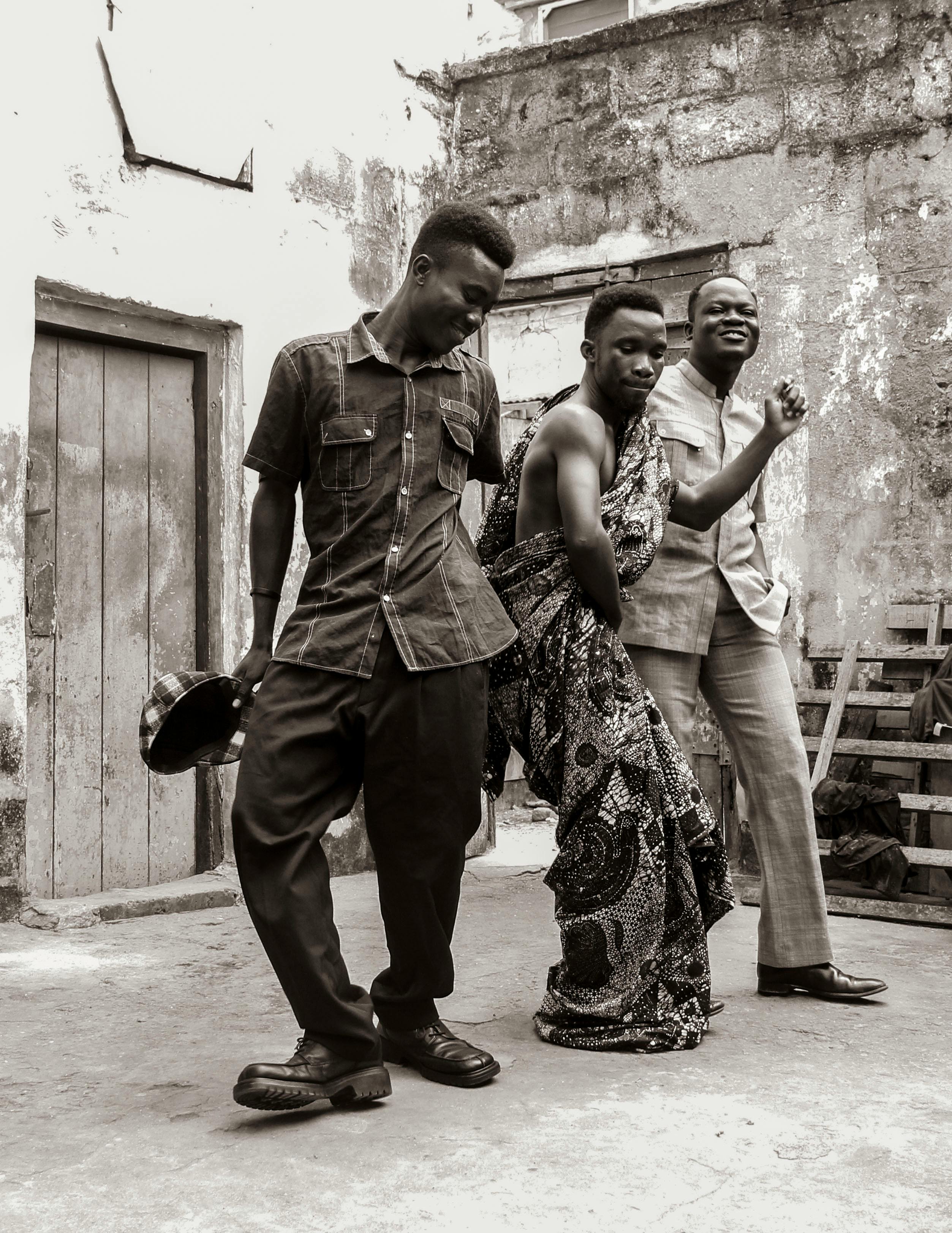 Grayscale Photo of Men Dancing · Free Stock Photo