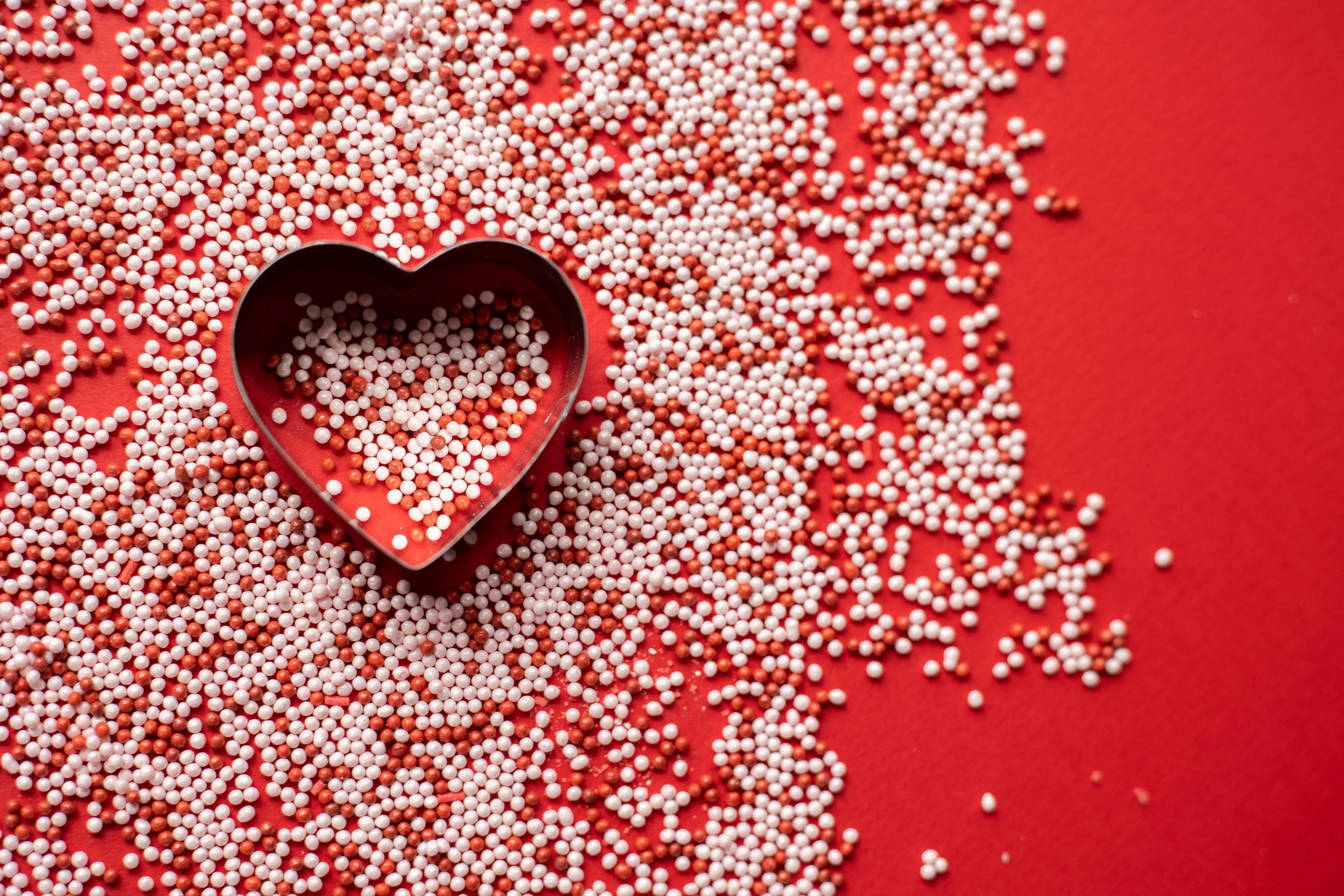 Confectionery toppings and cookie in bowl · Free Stock Photo