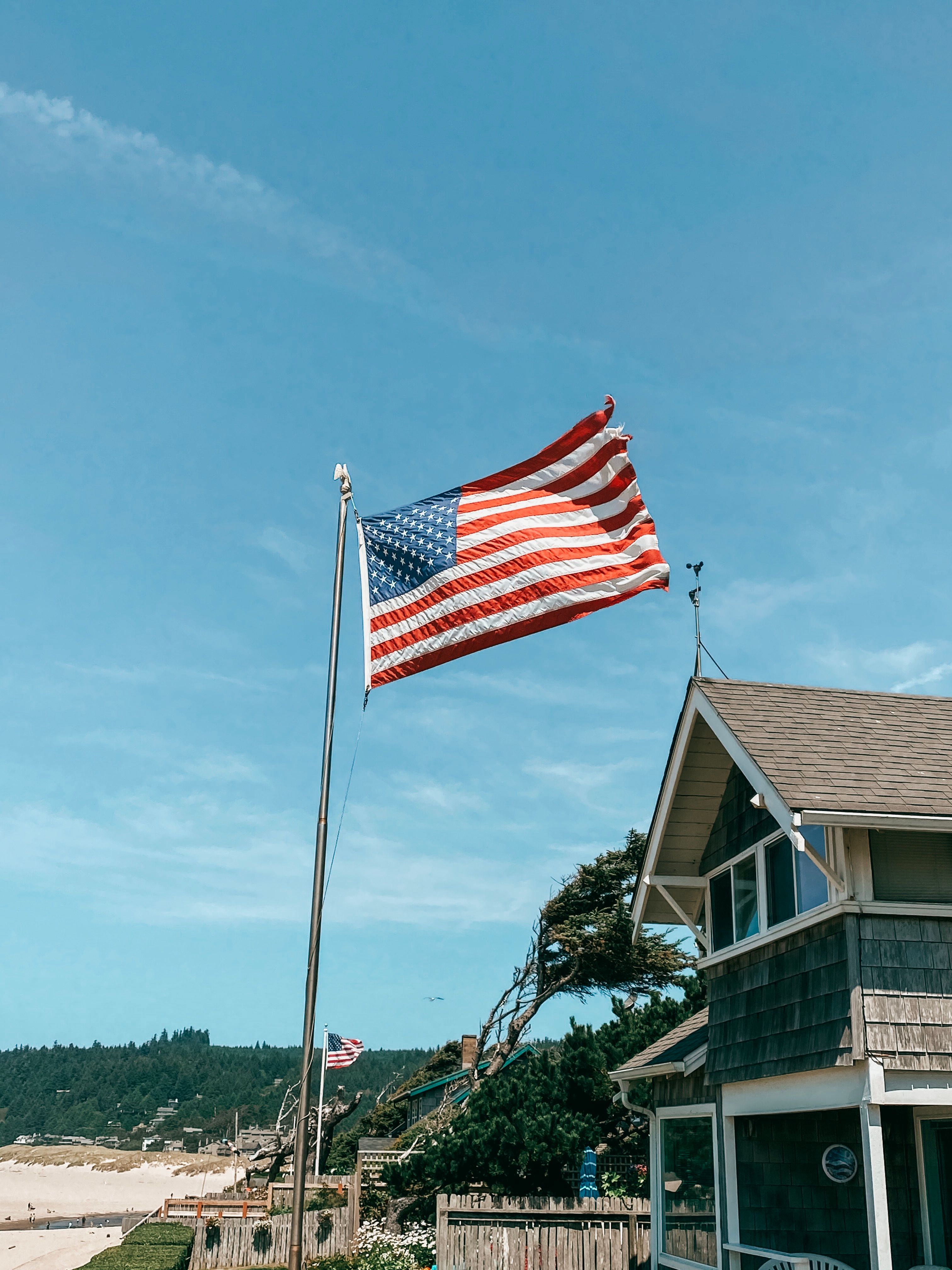 Waving American Flag · Free Stock Photo