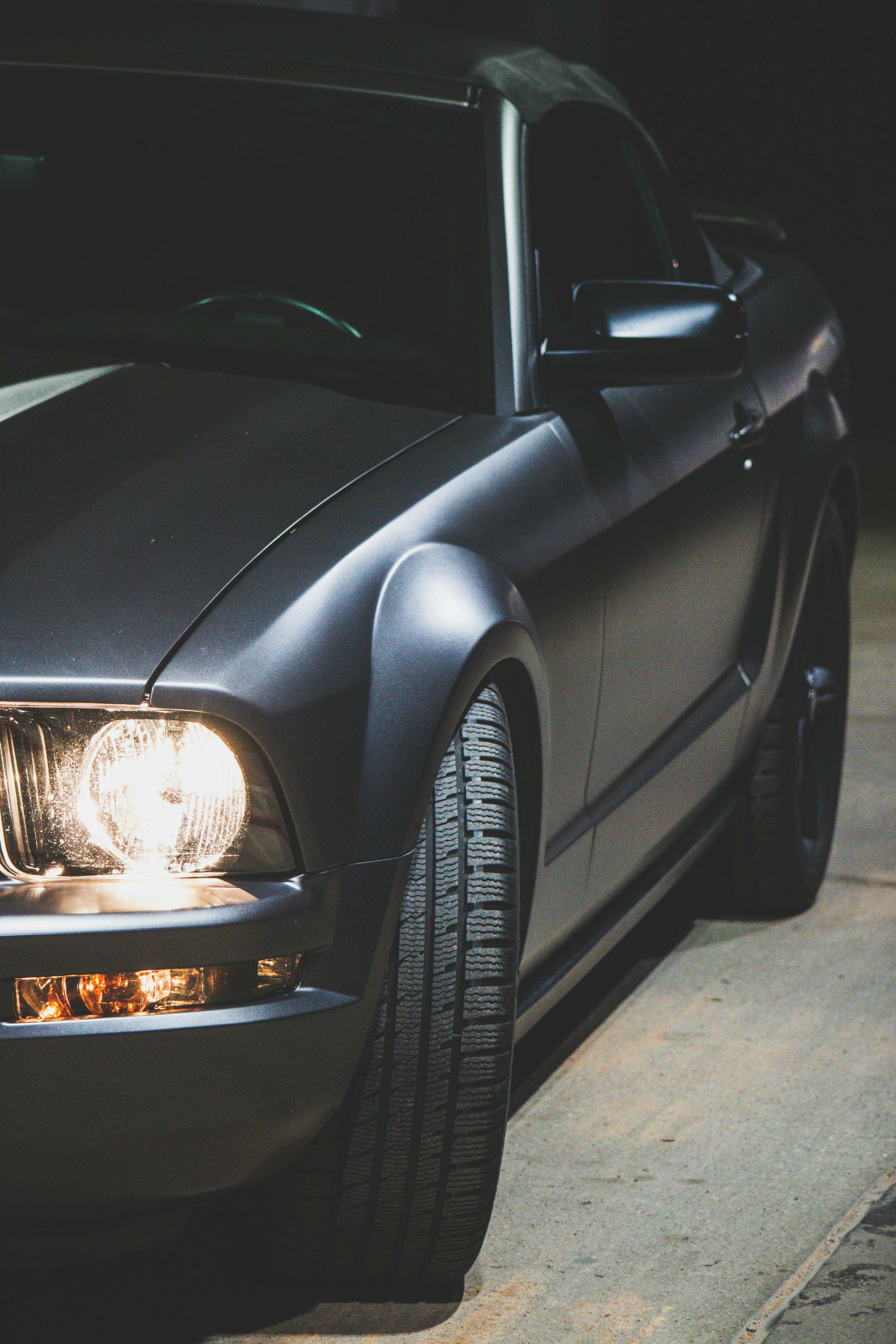 Car With Open Headlight · Free Stock Photo