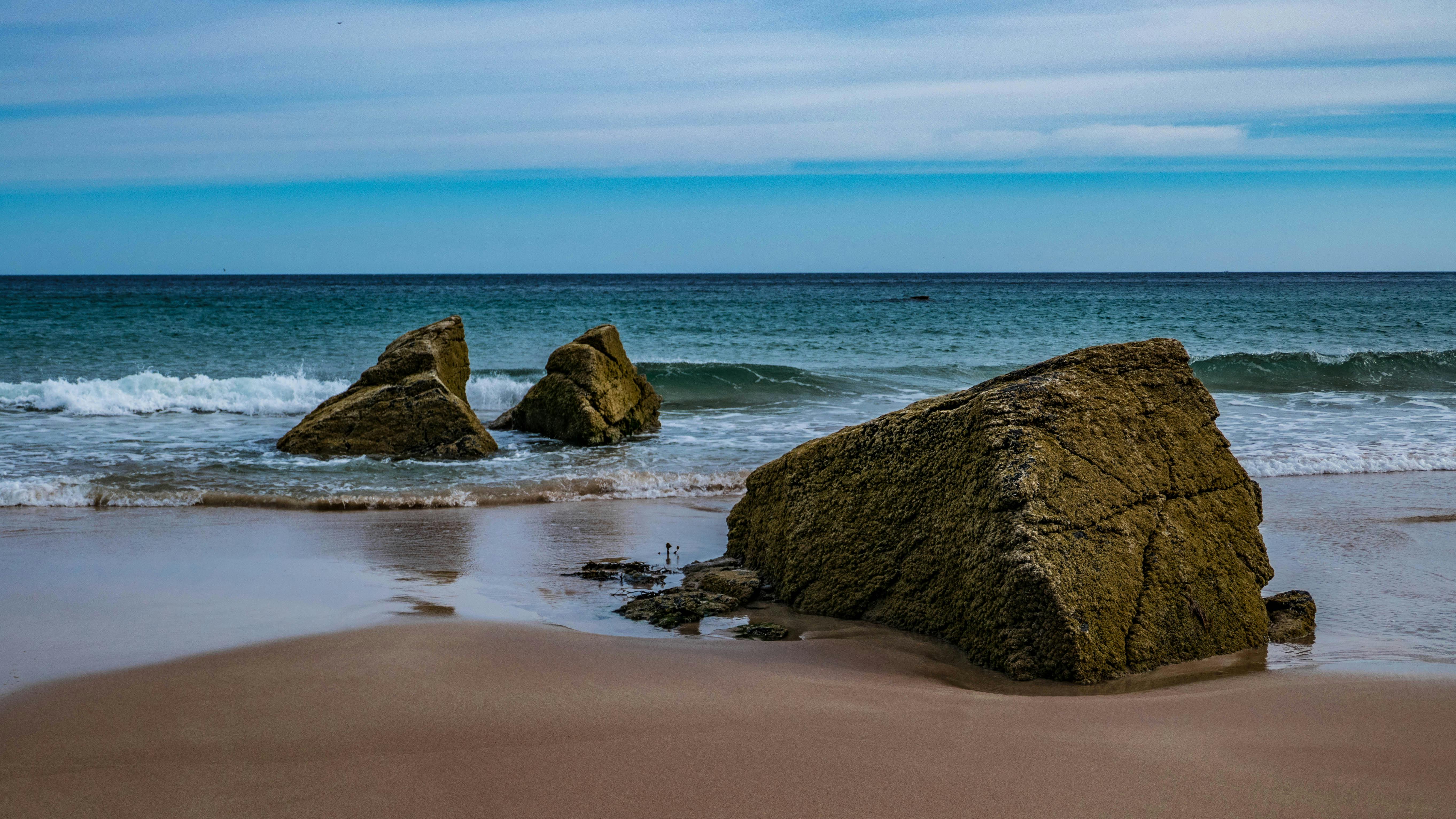 Free stock photo of beach, rocks, scotland