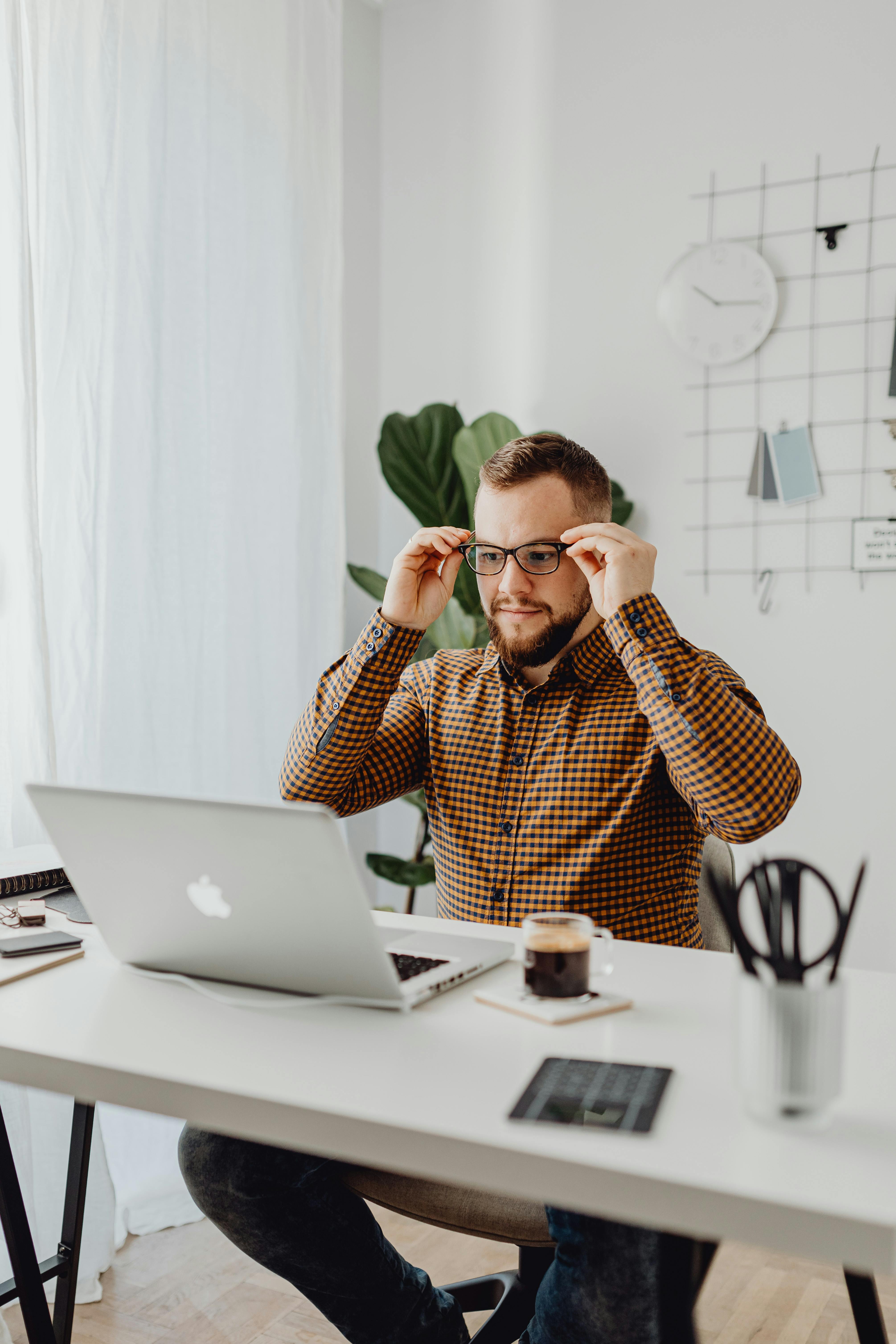 Man Getting Ready Before Work · Free Stock Photo