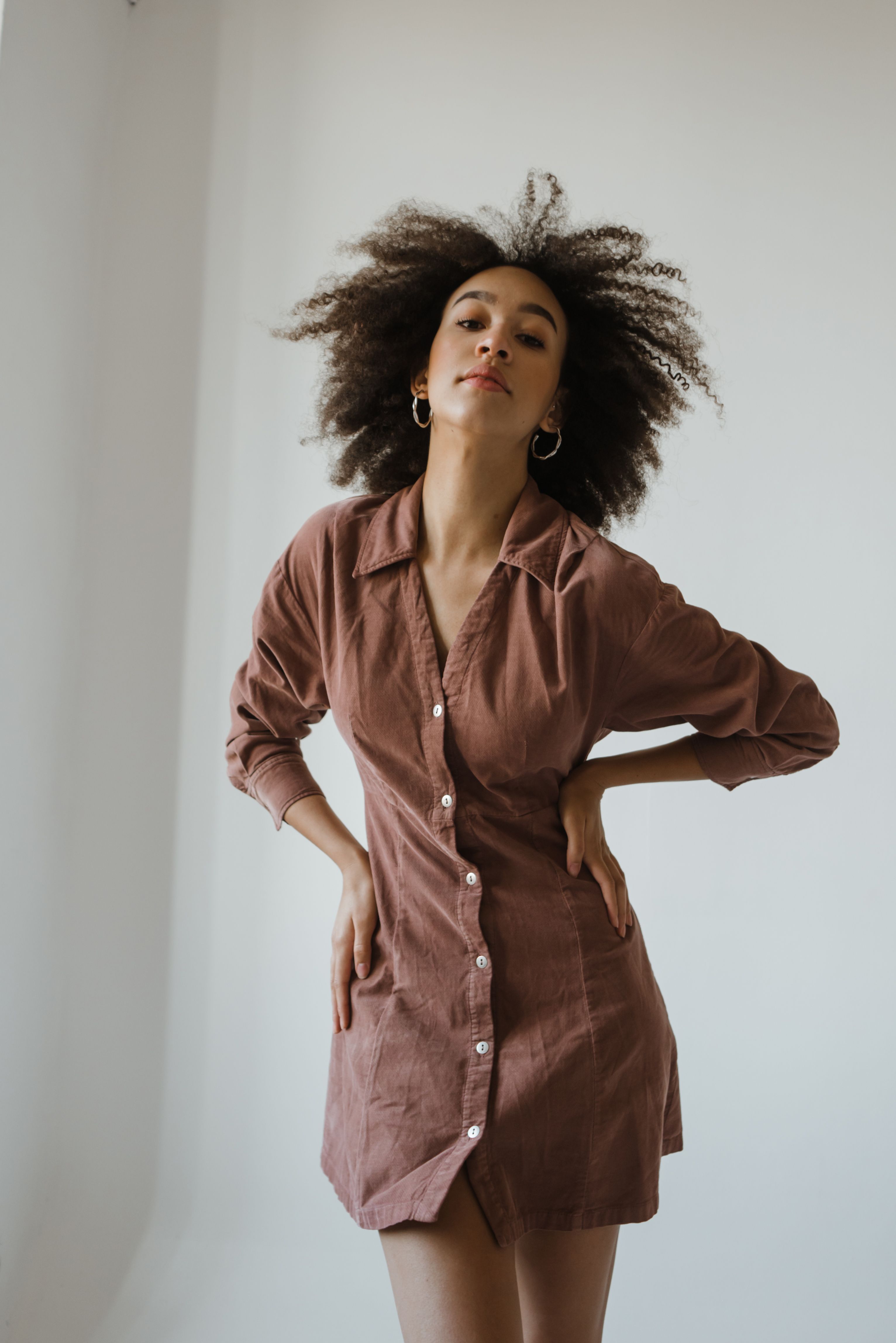 Woman Wearing Dress Posing · Free Stock Photo