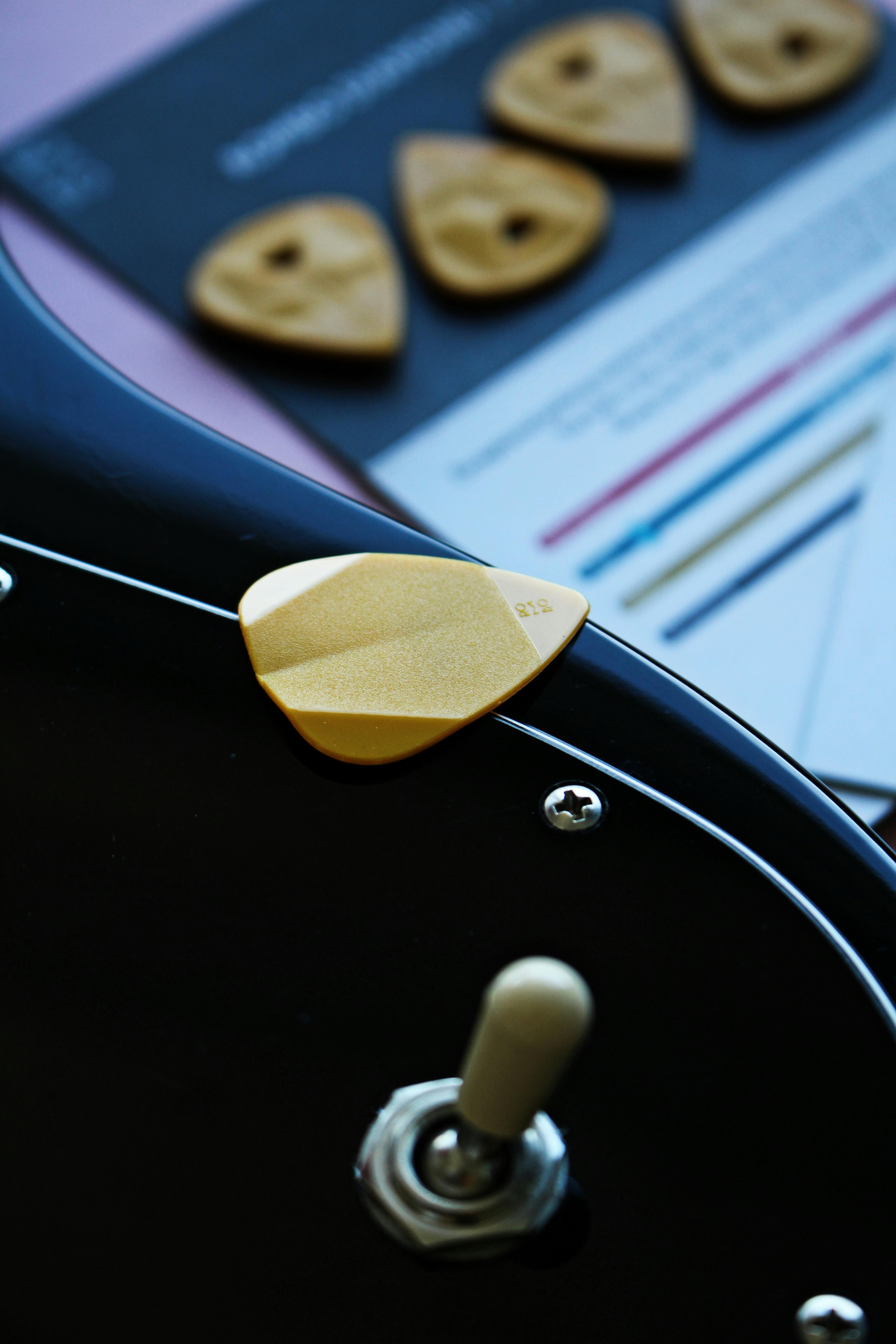 Measuring Guitar Pick · Free Stock Photo